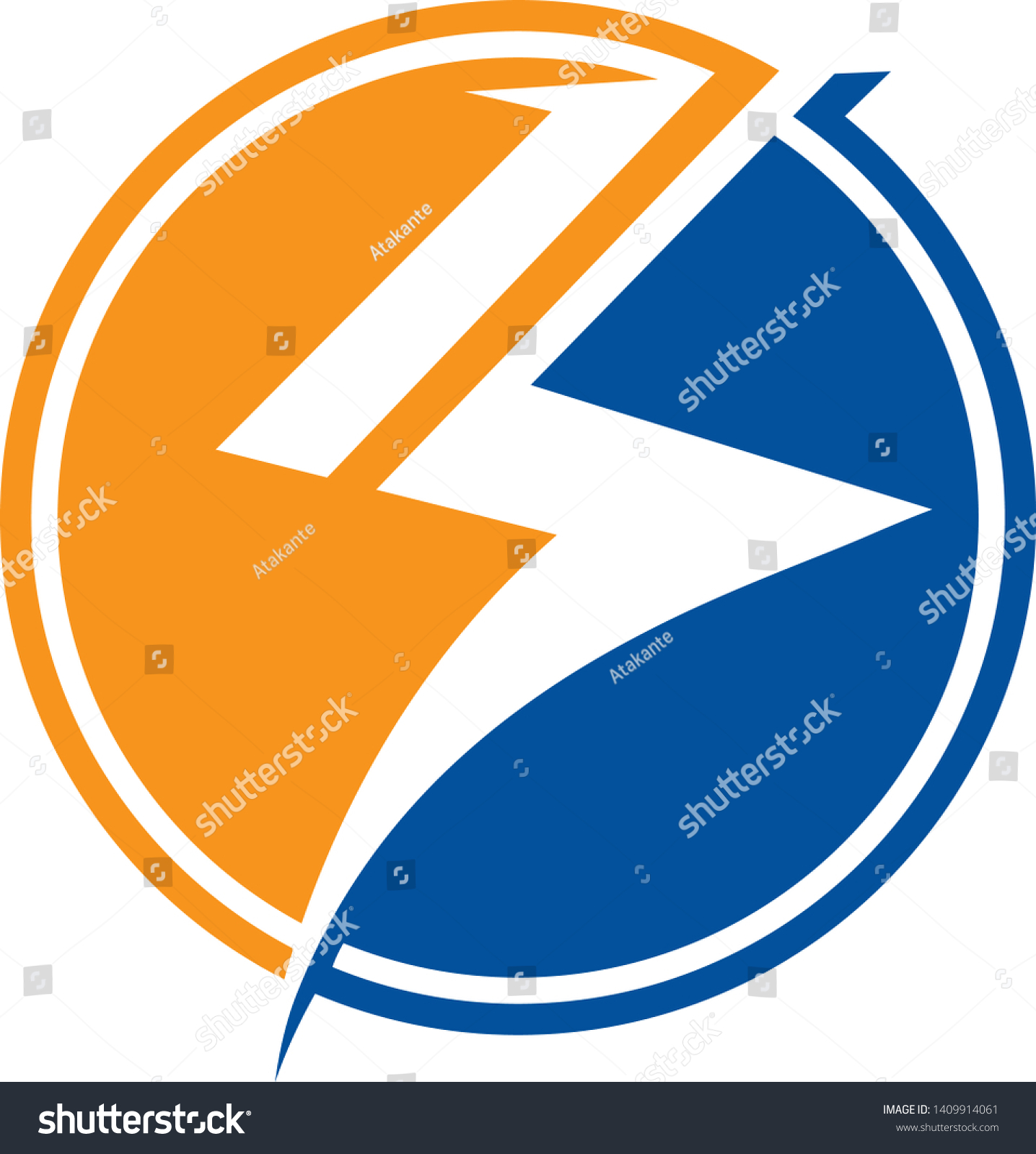 High Voltage Electrical Logo Template Stock Vector (Royalty Free ...