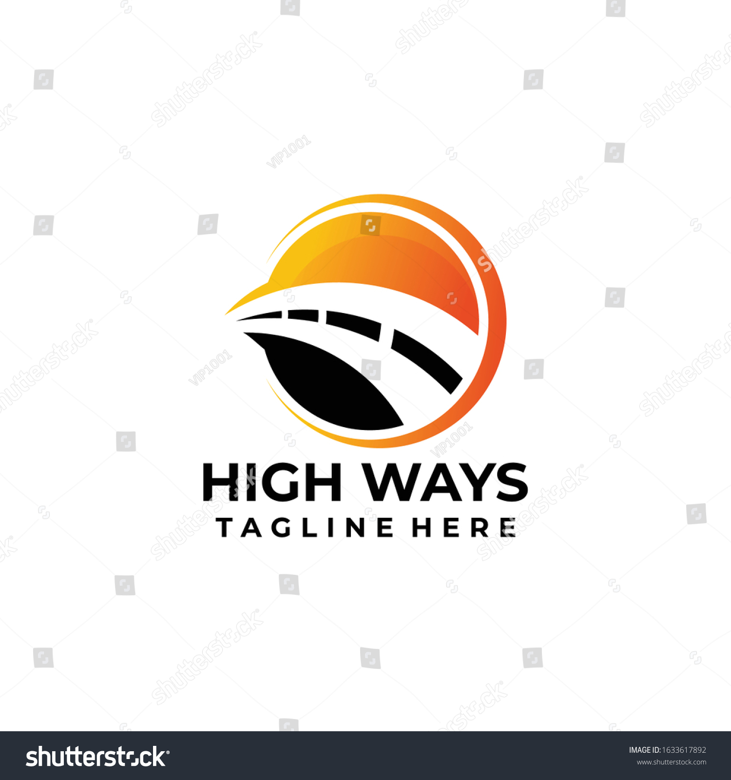 High Ways Logo Icon Vector Isolated: เวกเตอร์สต็อก (ปลอดค่าลิขสิทธิ์ ...