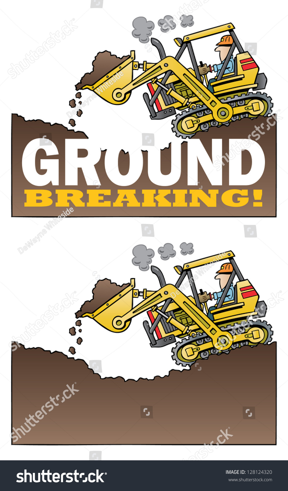 1 Highlift loader digging breaking ground: immagini, foto stock e ...