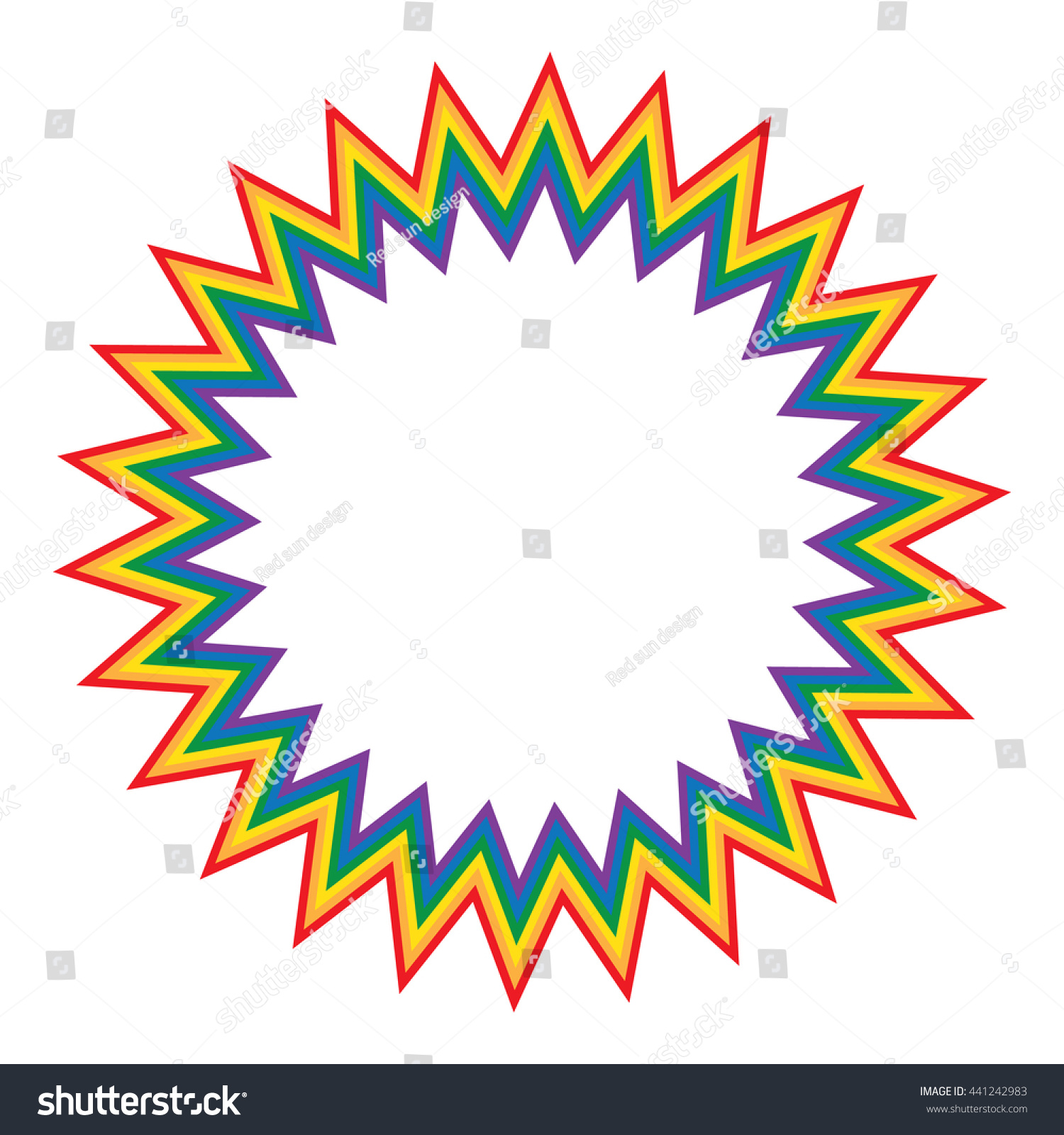 Highlights Rainbow Color Stock Vector (Royalty Free) 441242983 ...