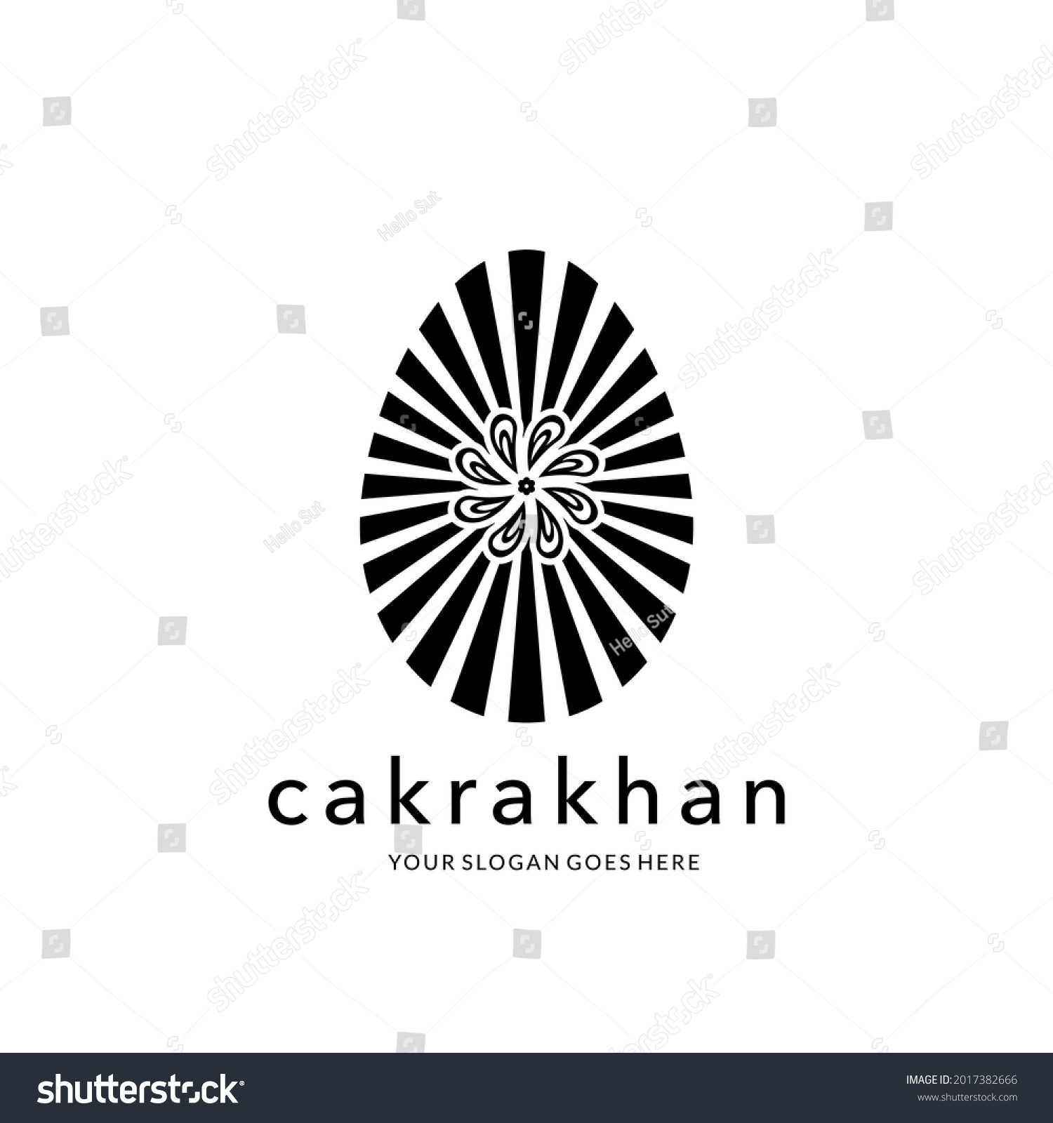 Hindu Chakra Element God Logo Vector Stock Vector (Royalty Free ...