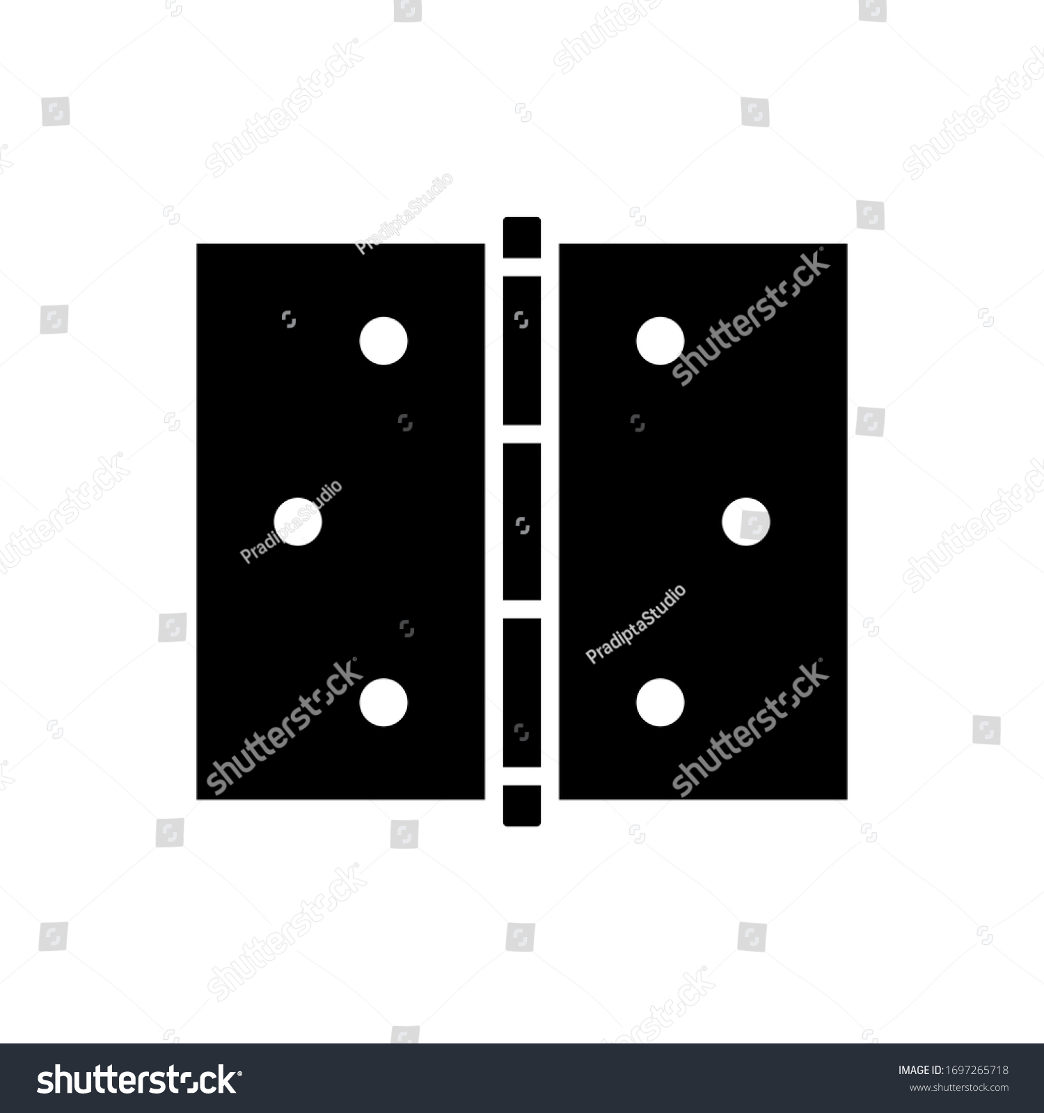 Hinge Icon Vector On White Background Stock Vector (Royalty Free ...