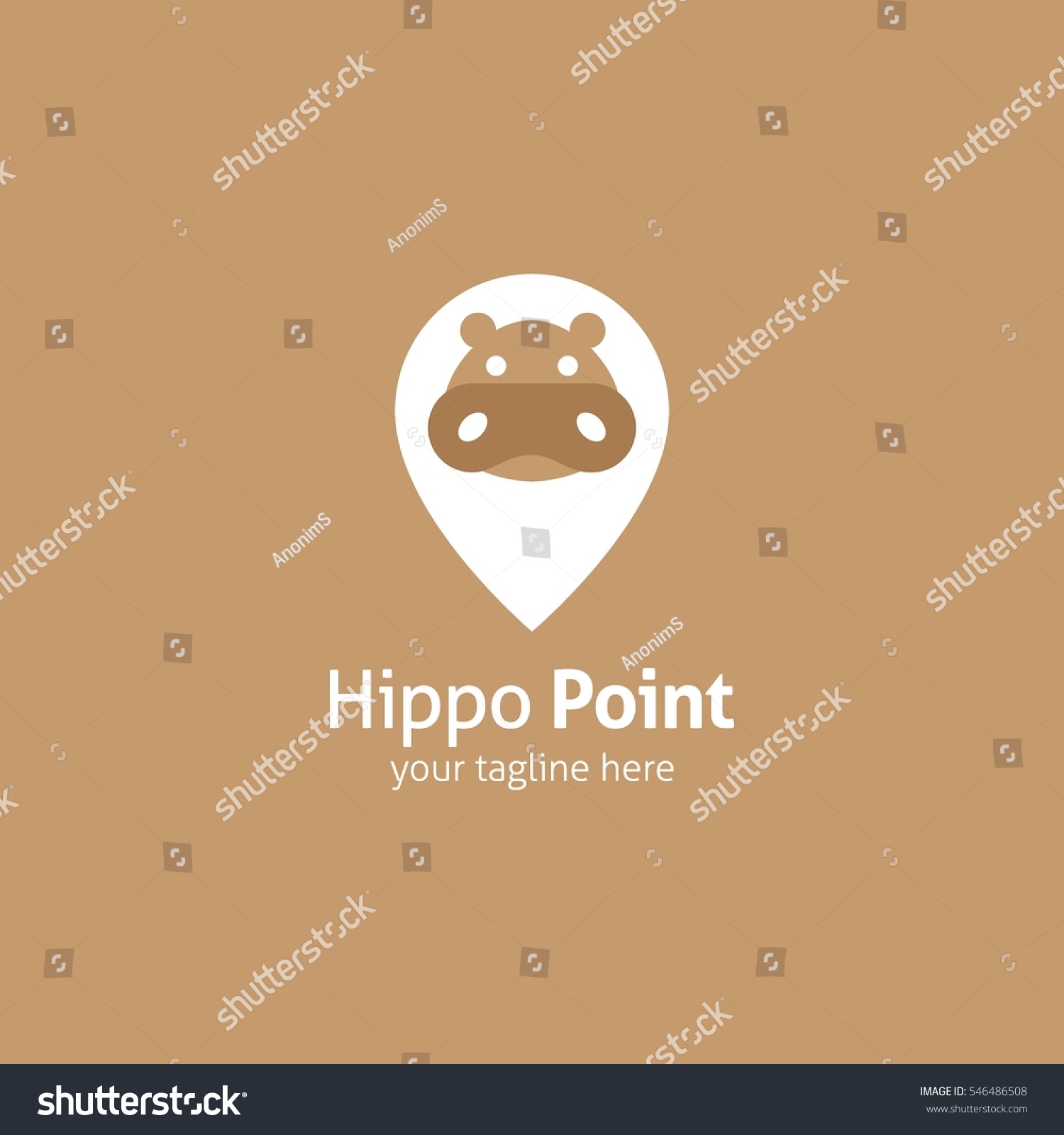 Hippo Point Logo Design Template 스톡 벡터(로열티 프리) 546486508 | Shutterstock