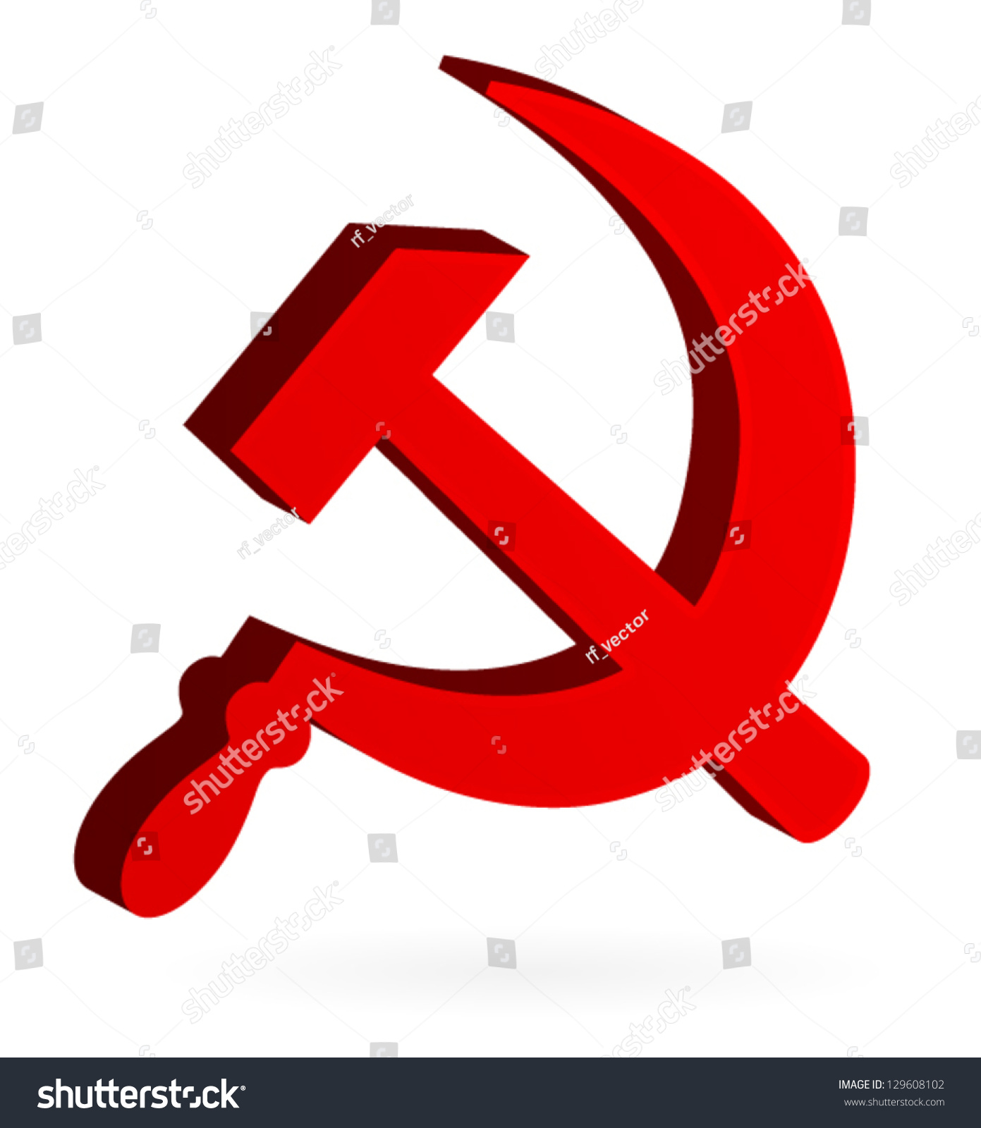 Historical Soviet Symbol Stock Vector (Royalty Free) 129608102 ...