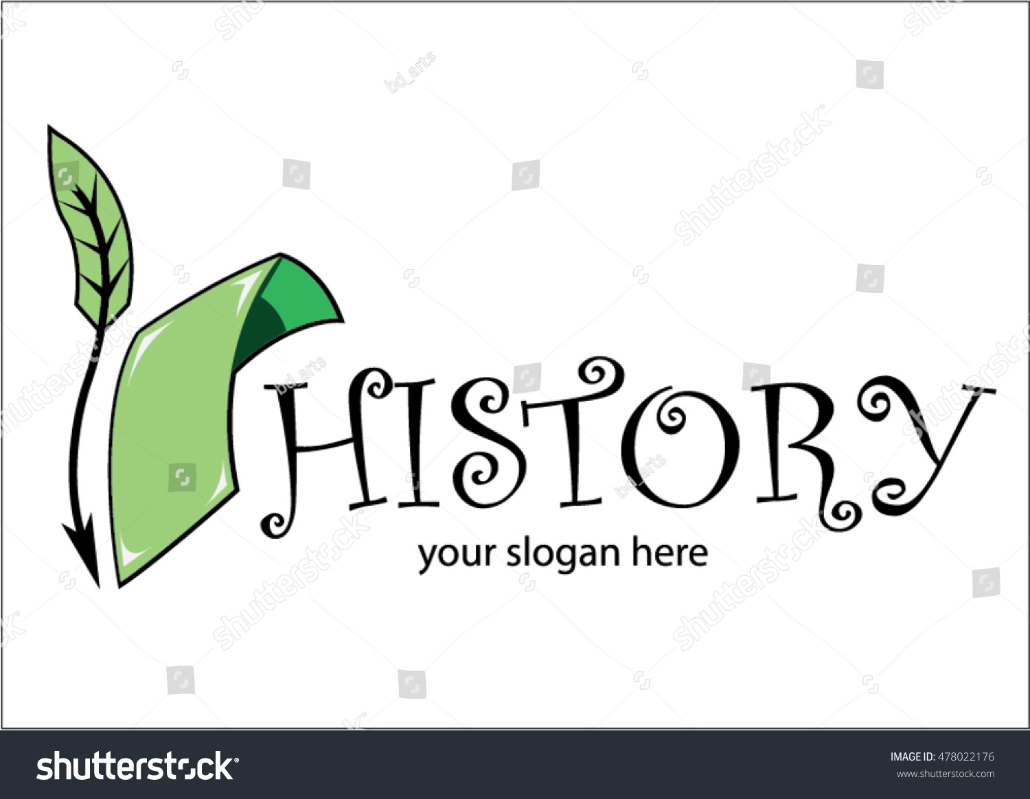 History Logos Stock Vector (Royalty Free) 478022176