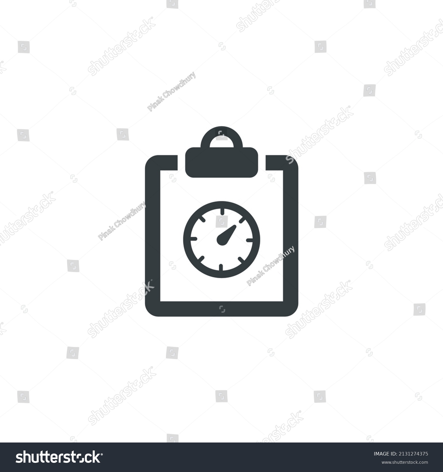 History Record Icon Vector Illustration Stock Vector (Royalty Free ...