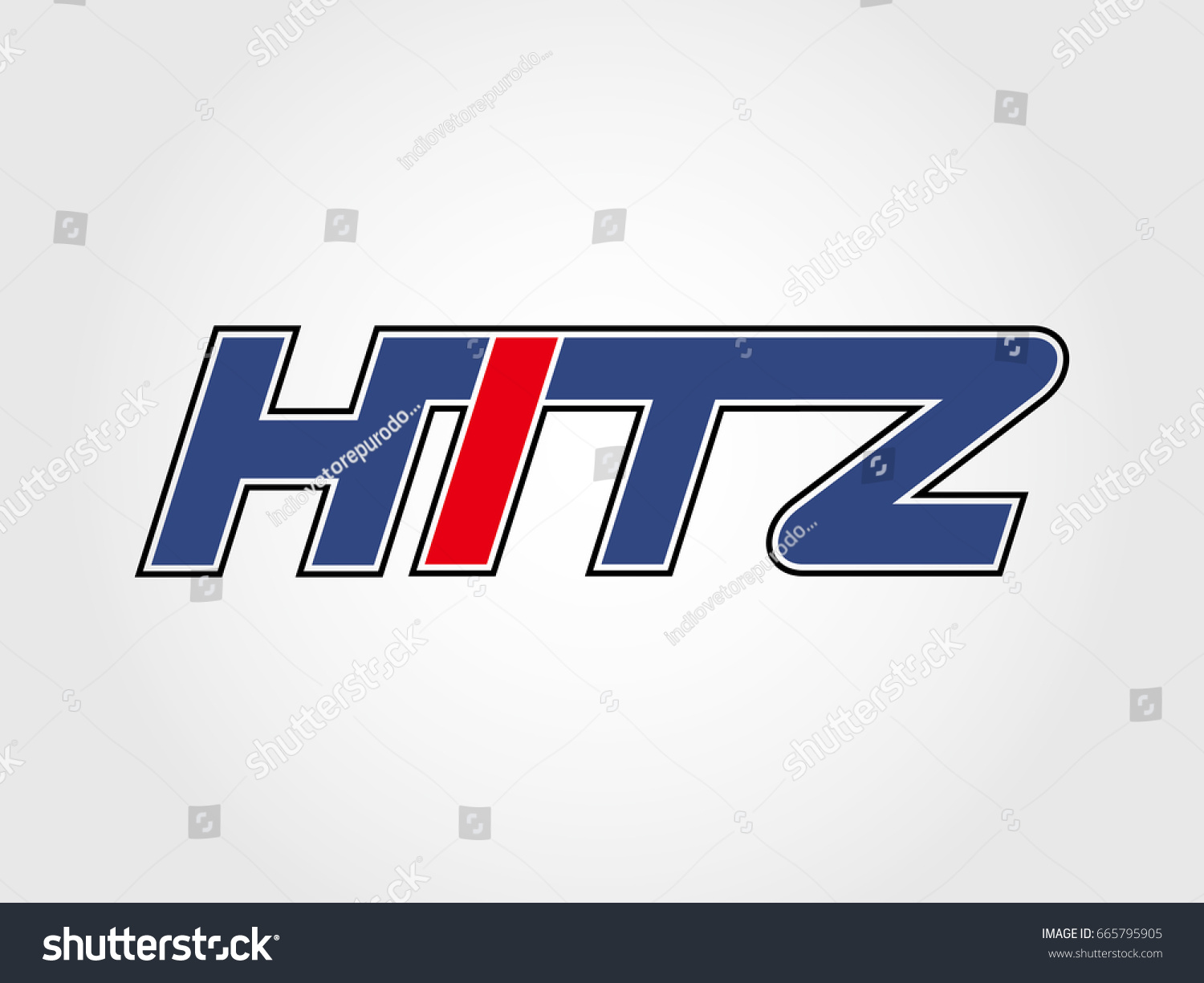 Hitz Logo Vector Stock Vector (Royalty Free) 665795905