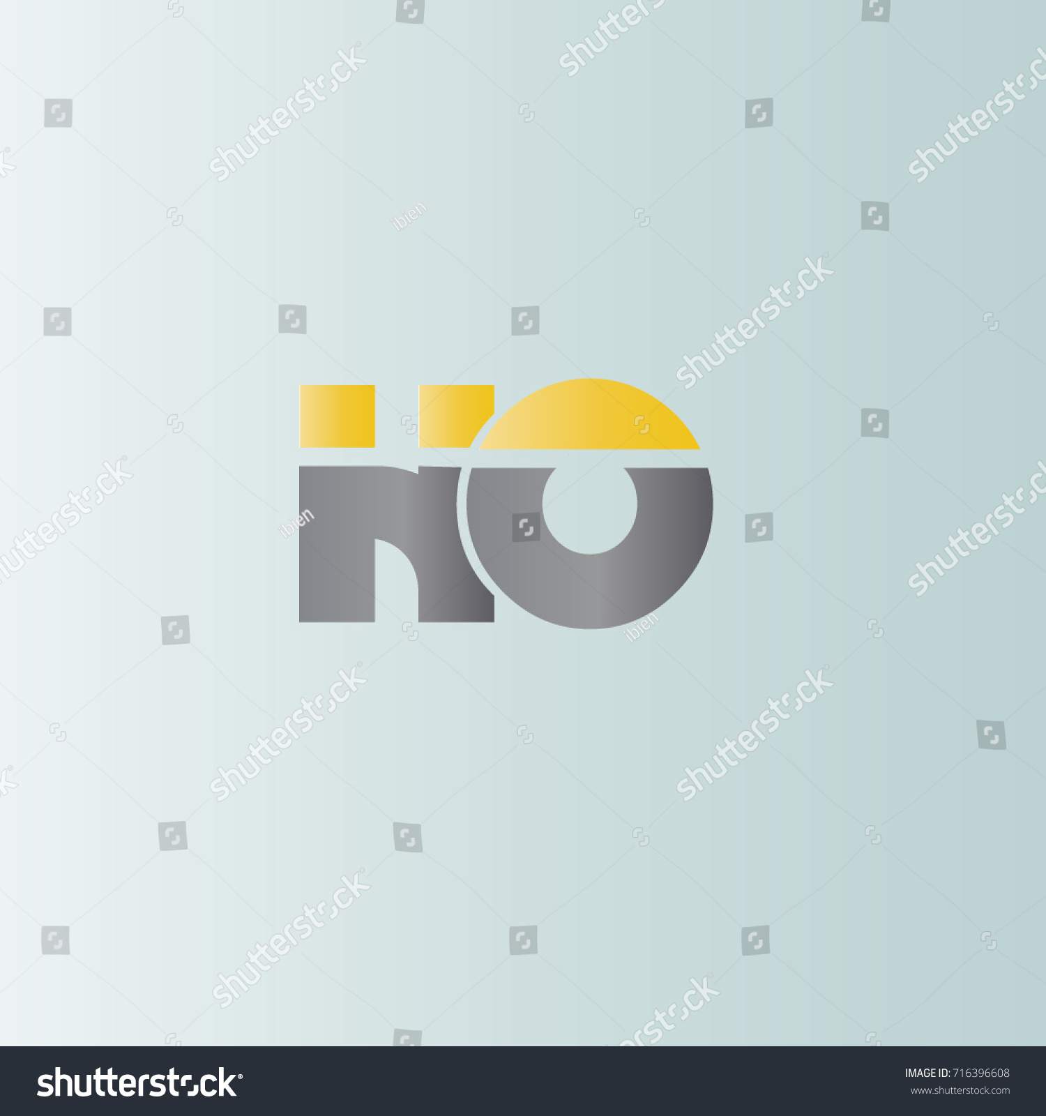 Ho Initial Letter Linked Lowercase Logo Stock Vector (Royalty Free ...