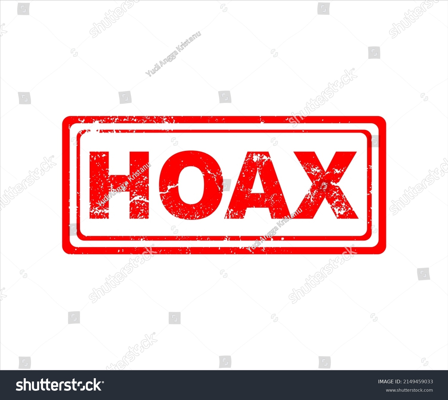 Hoax False Red Stamp Transparent Background Stock Vector (Royalty Free ...