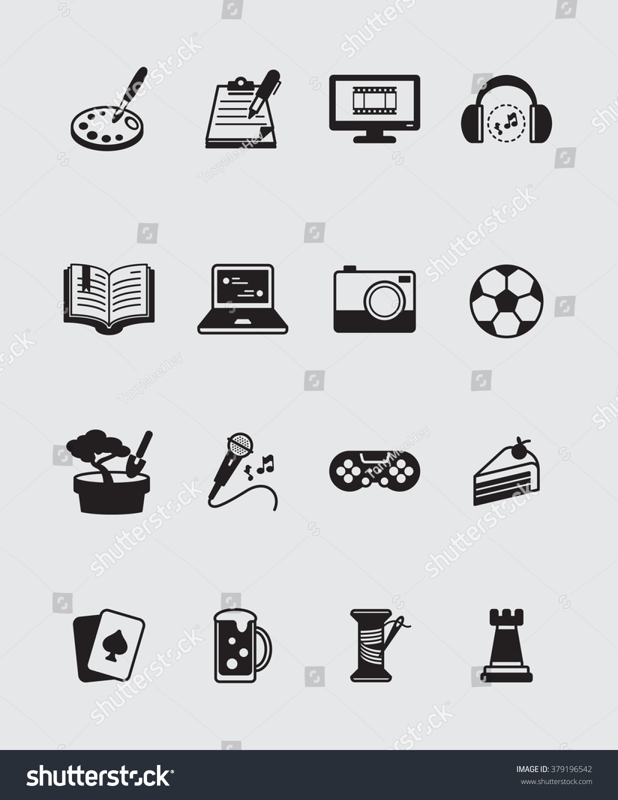 Hobby Icons Free Vector Art 1403 Free Downloads
