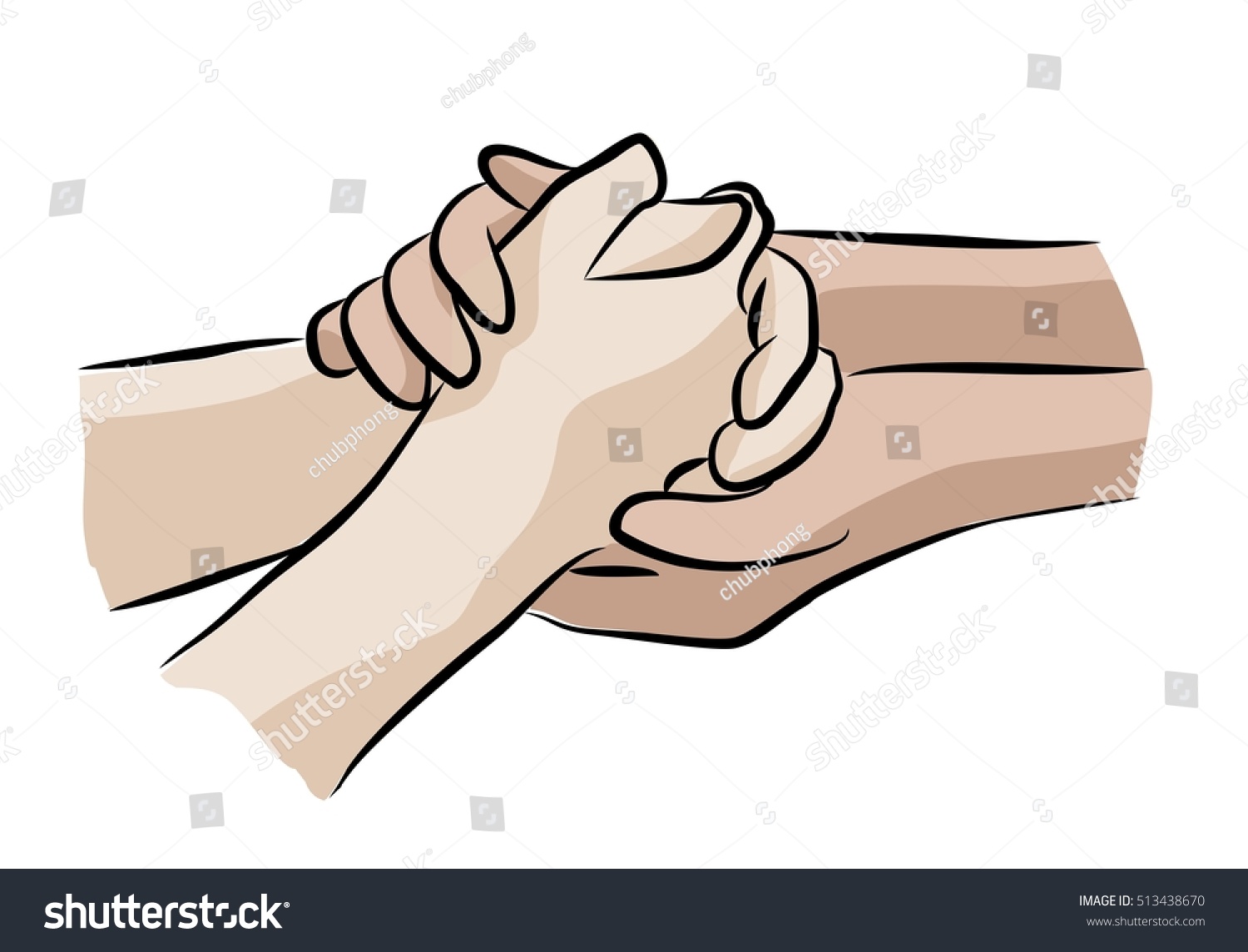 Hold Hands Kindness Stock Vector (Royalty Free) 513438670
