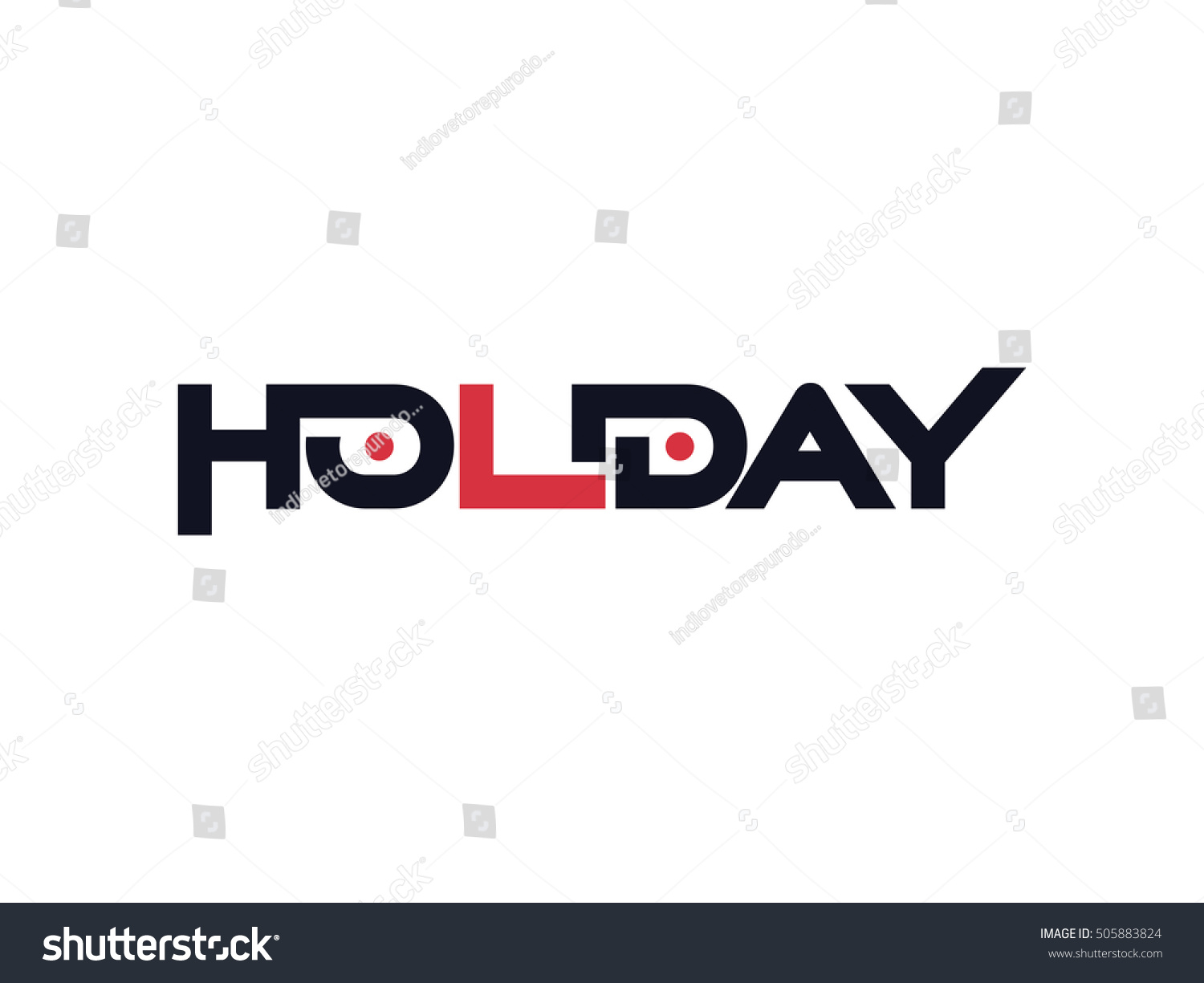 Holiday Logo Vector Stock Vector (Royalty Free) 505883824 | Shutterstock