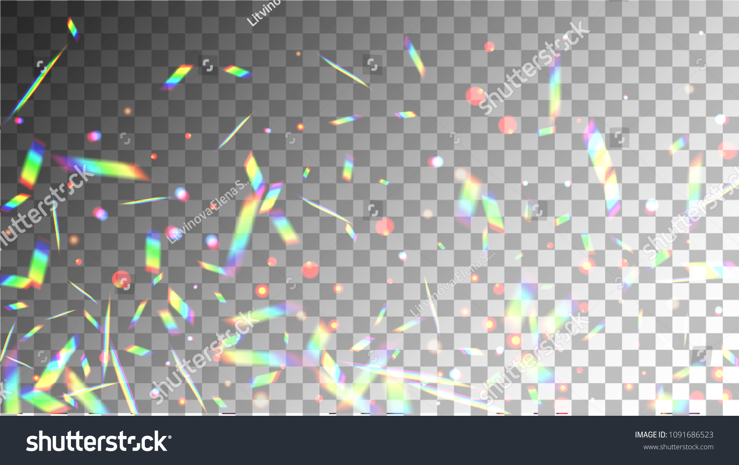 Holographic Background Light Glitch Effect Iridescent Stock Vector ...