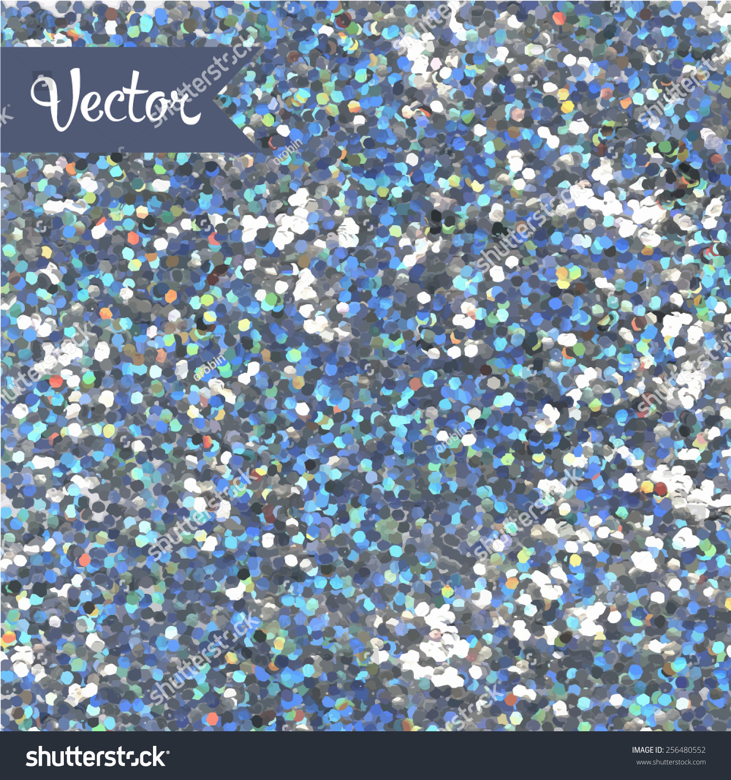Holographic Glitter Texture Stock Vector 256480552 - Shutterstock