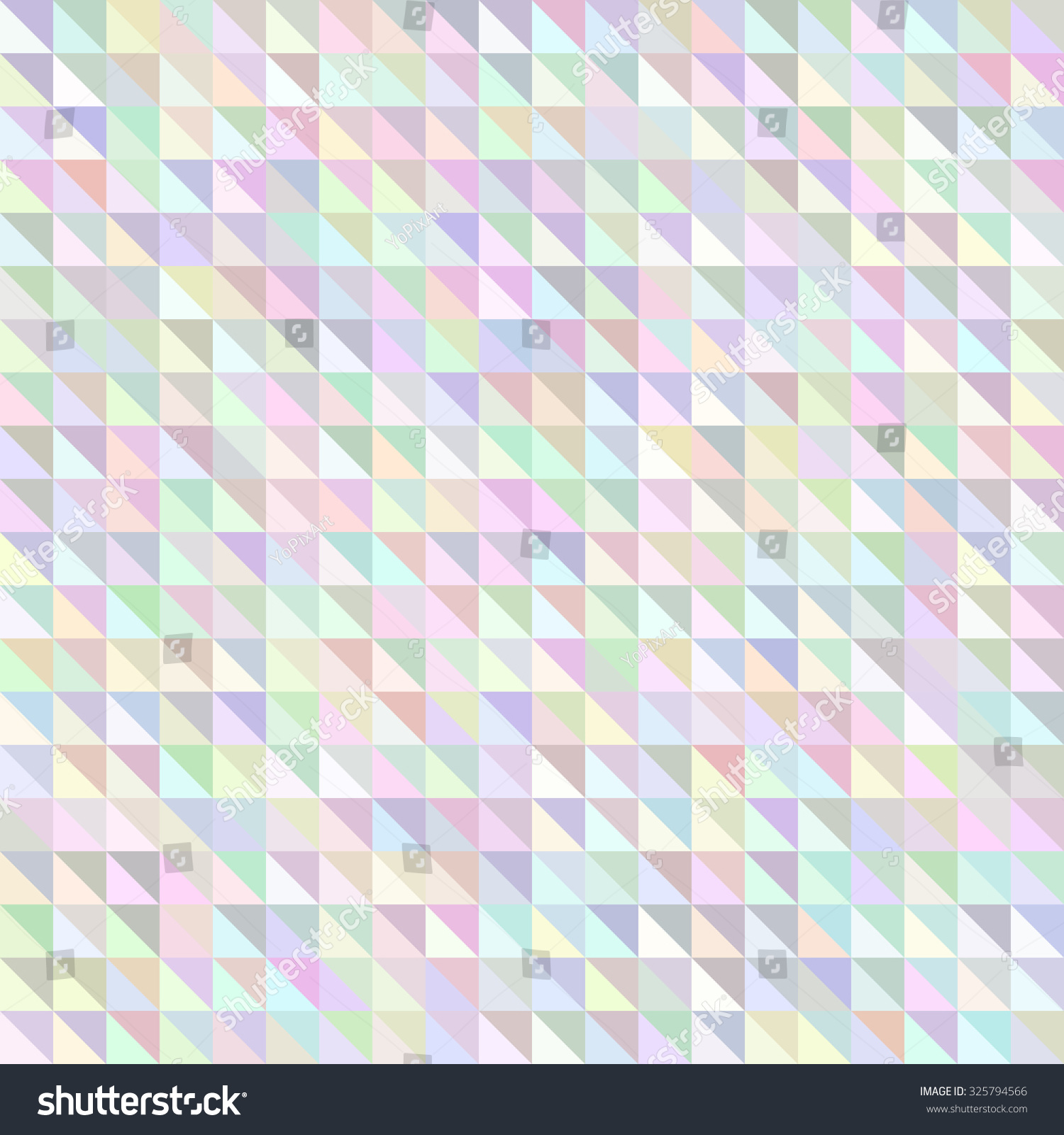 Holographic Triangle Geometric Pattern Iridescent Pearl Stock Vector ...