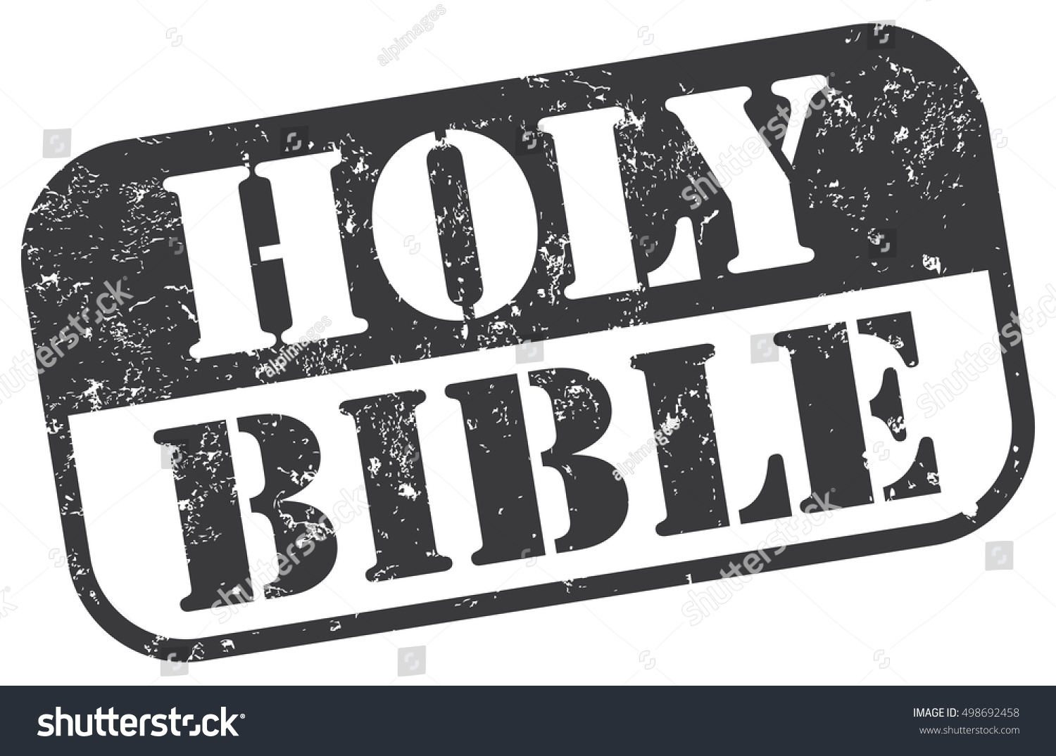 Holy Bible Stamp Stock Vector (Royalty Free) 498692458 | Shutterstock
