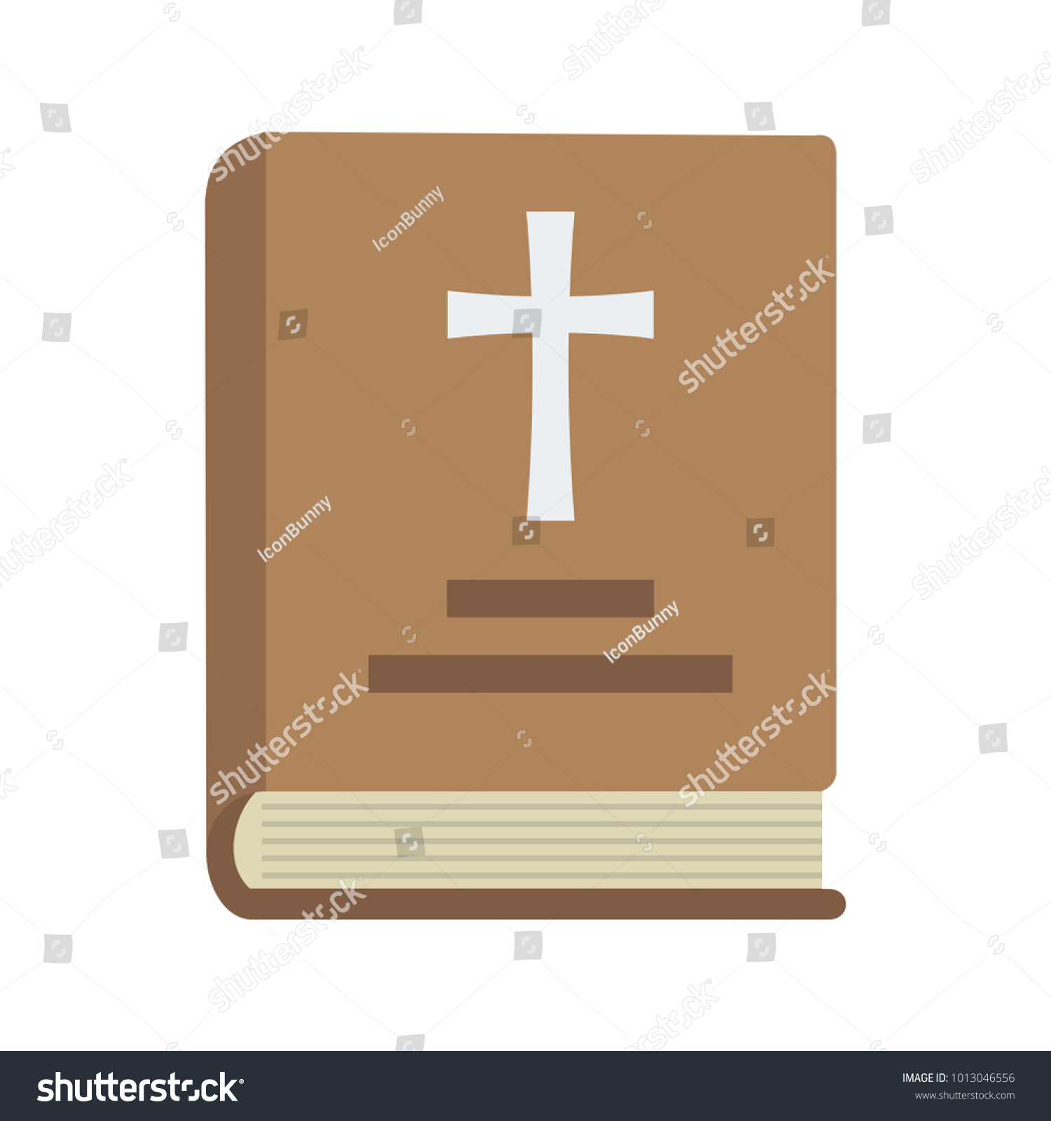 Holy Book Icon Stock Vector (Royalty Free) 1013046556