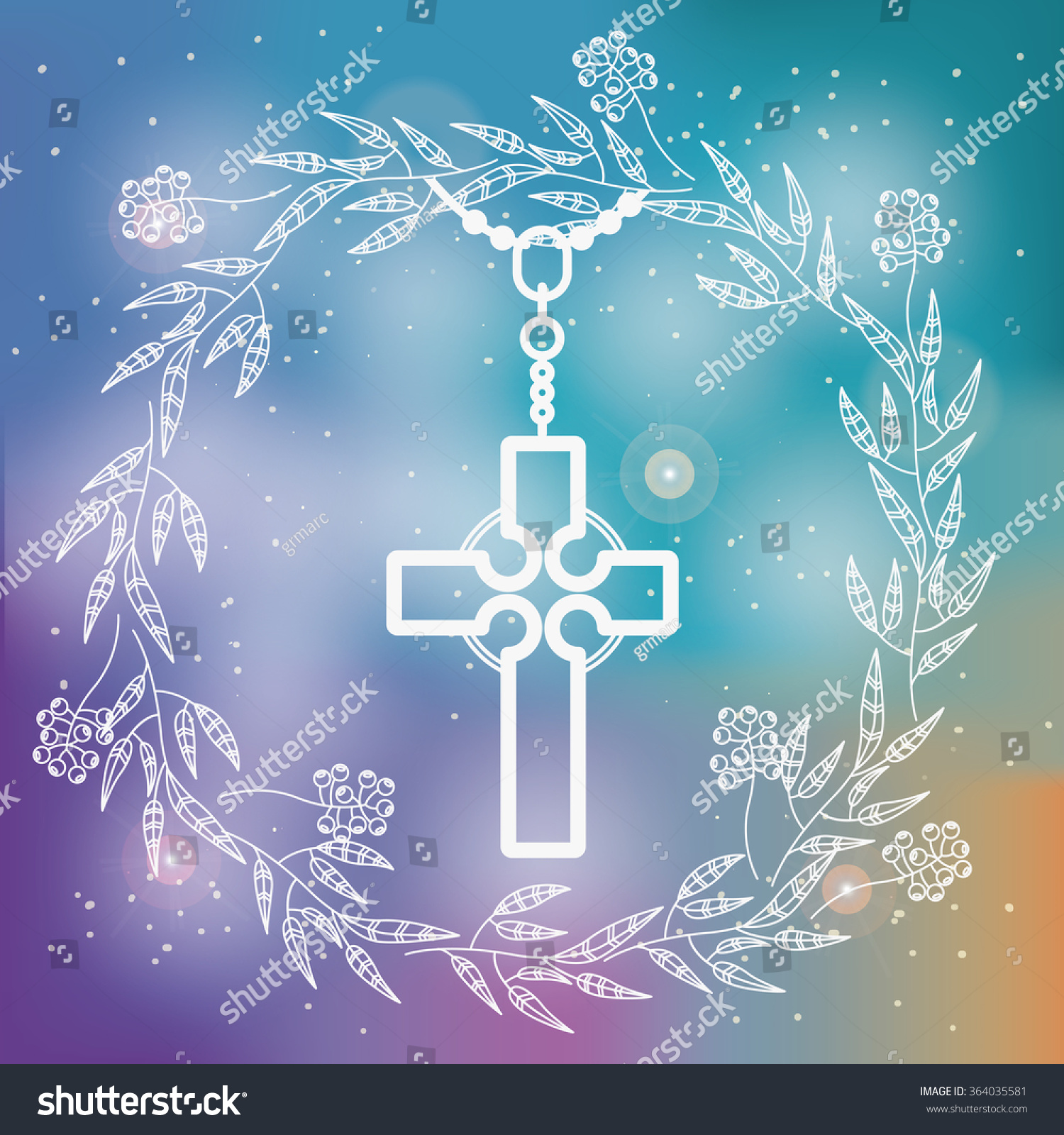Holy Crucifix Design Stock Vector (Royalty Free) 364035581 | Shutterstock