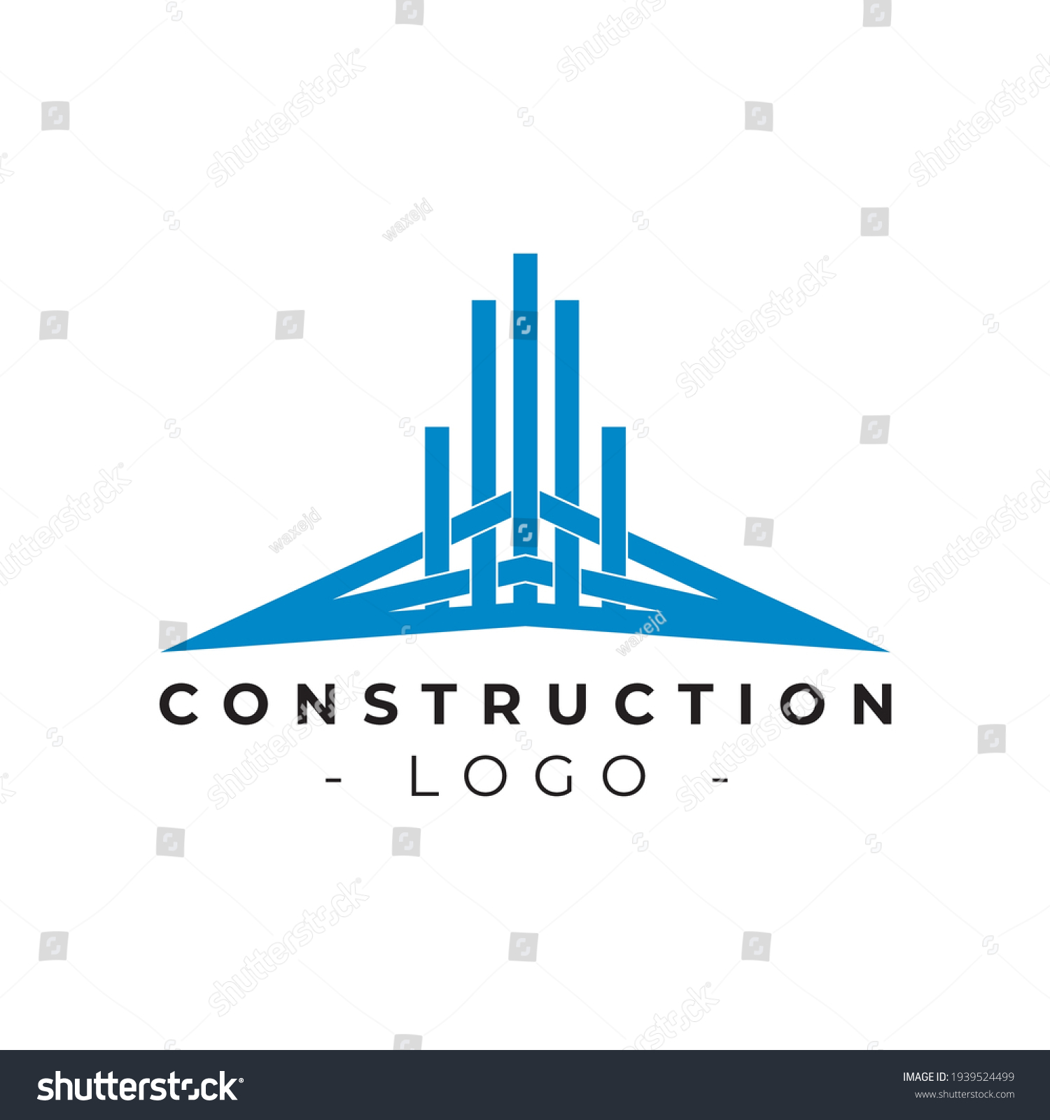 Home Building Construction Logo Vector Stock Vector (Royalty Free ...