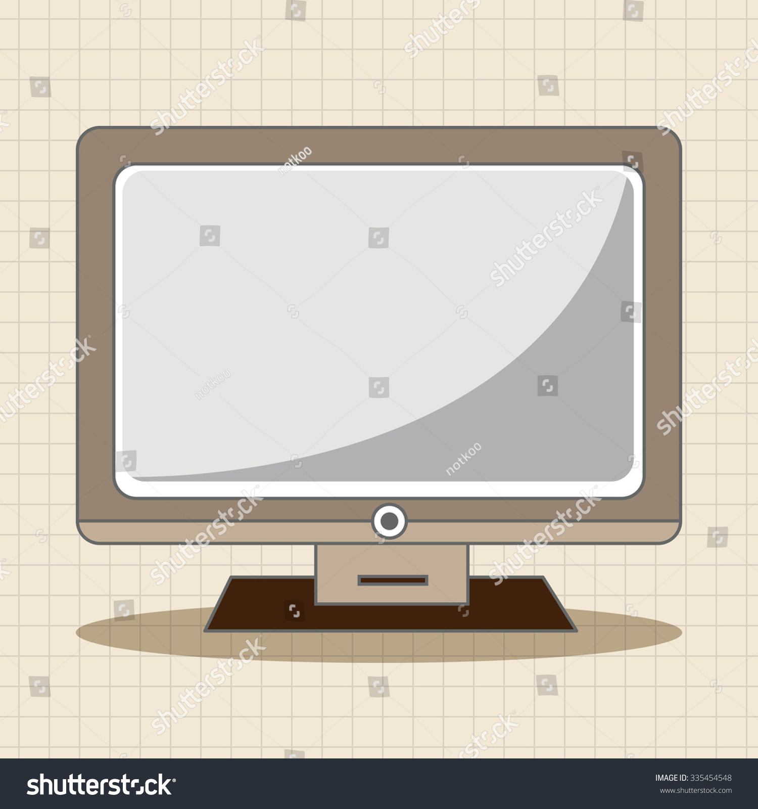 Home Appliances Theme Tv Elements Stock Vector (Royalty Free) 335454548 ...