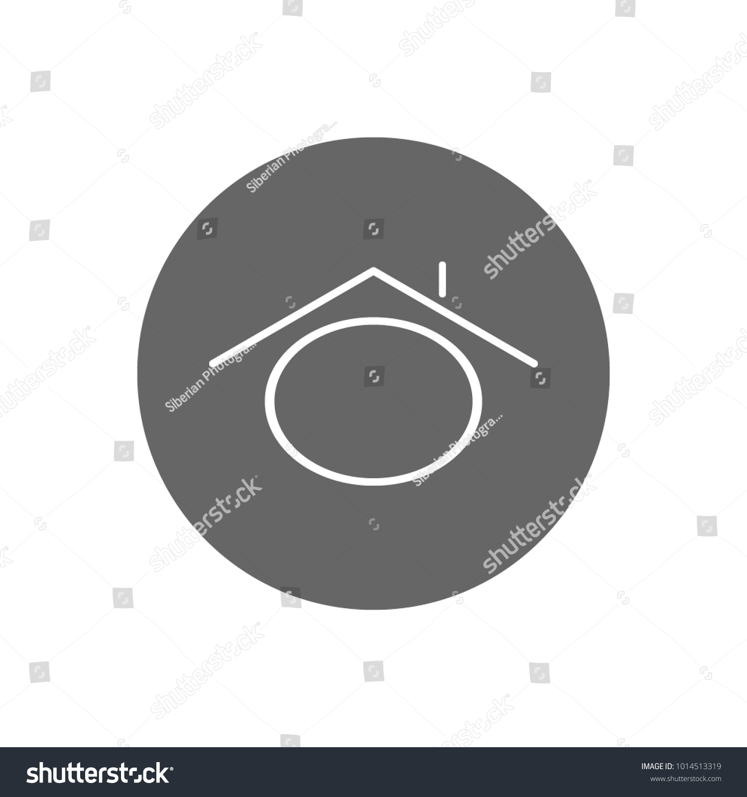 Home Button Icon Circle Vector Stock Vector (Royalty Free) 1014513319