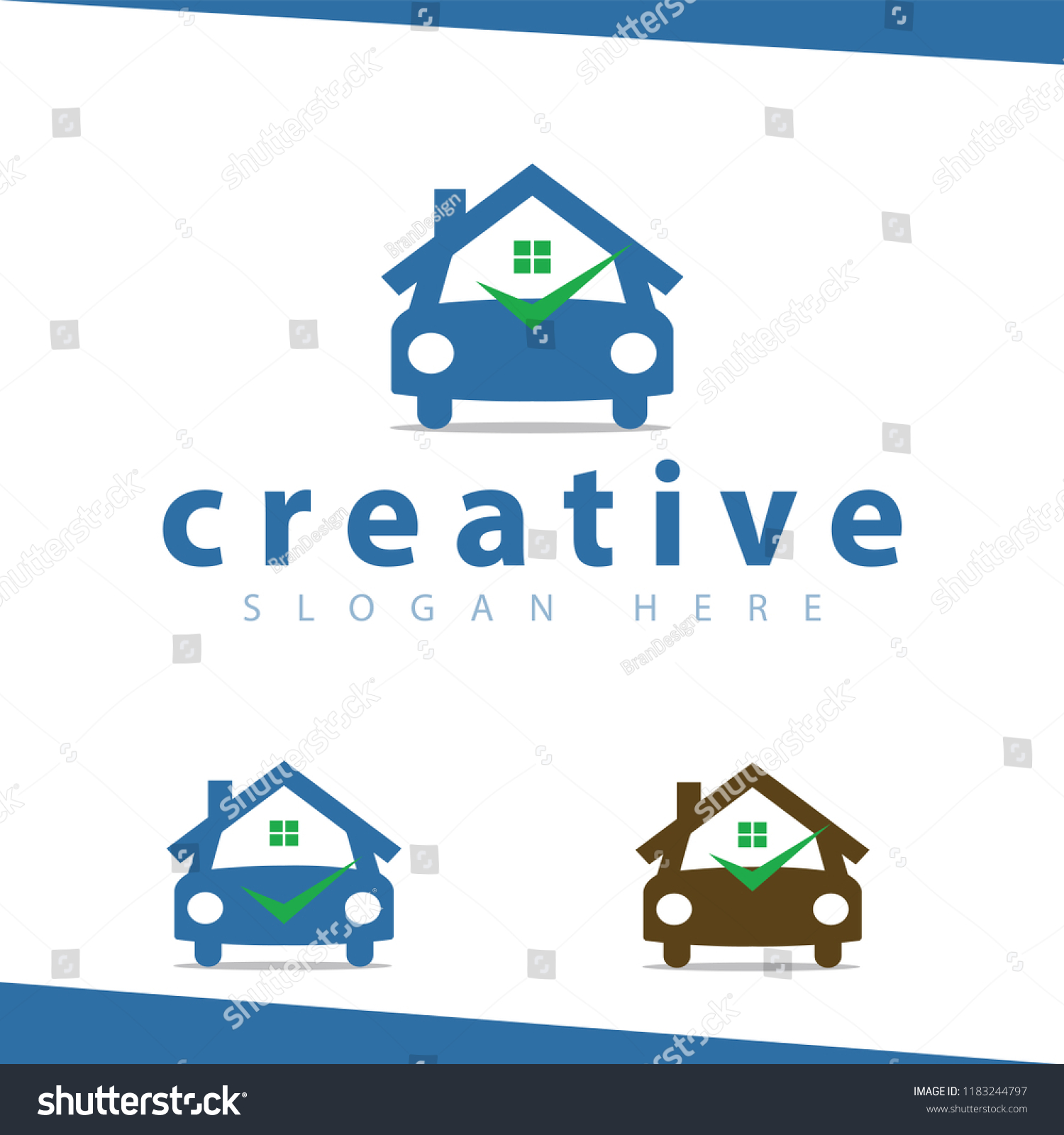Home Car Logo Vector Stock Vector (Royalty Free) 1183244797 | Shutterstock