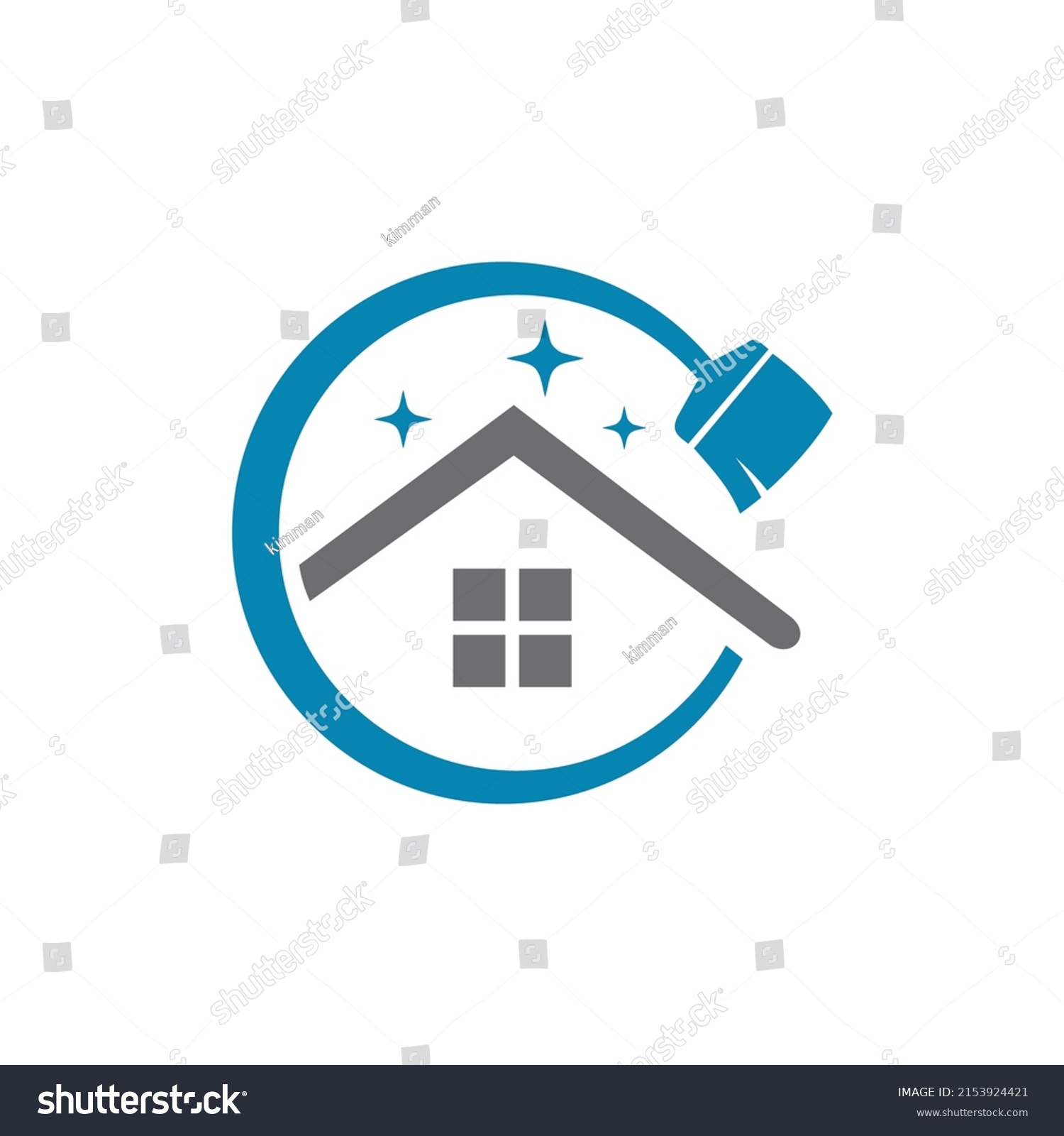 Home Clean Logo Vector Image Stock Vector (Royalty Free) 2153924421 ...