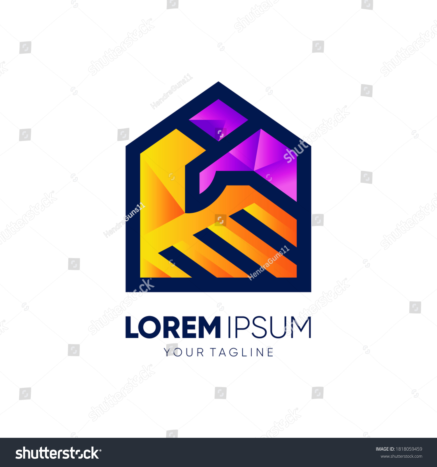 Home Handshake Logo Design Vector Stock Vector (Royalty Free ...