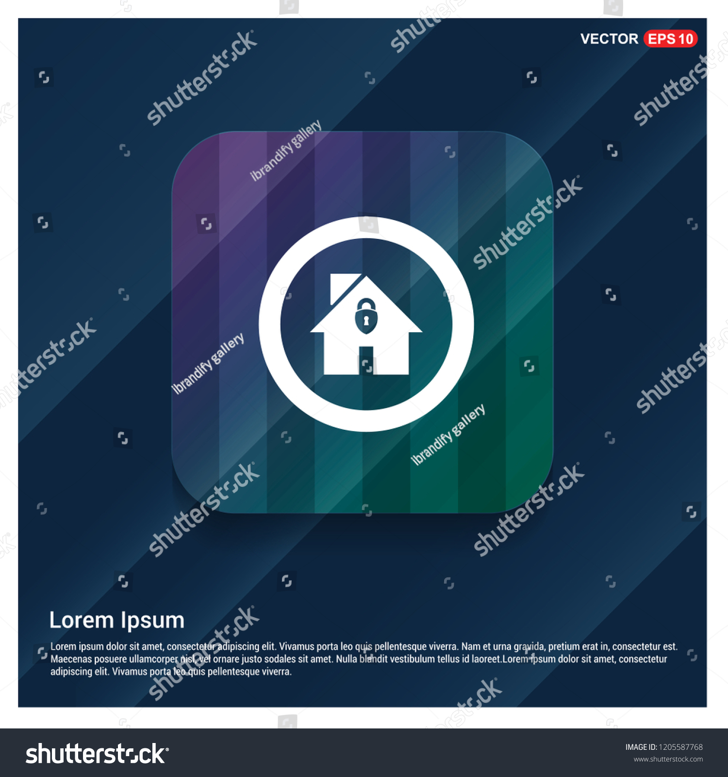 Home Icon Free Vector Icon Stock Vector (Royalty Free) 1205587768 ...