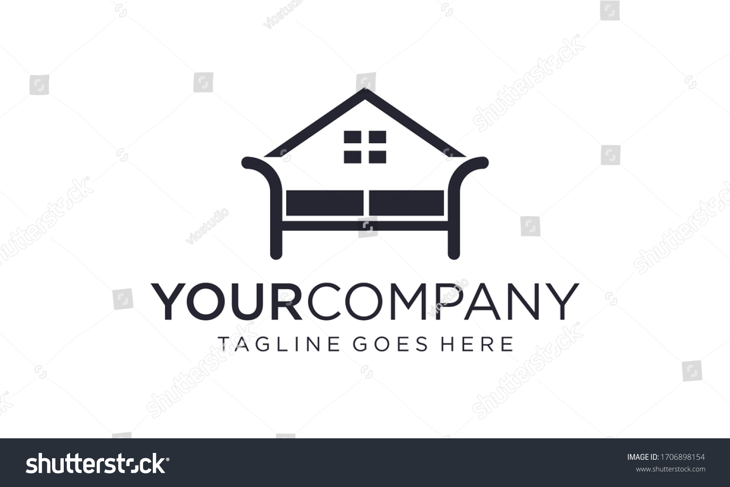 Home Interior Logo Design Vector Editable Stock Vector (Royalty Free ...