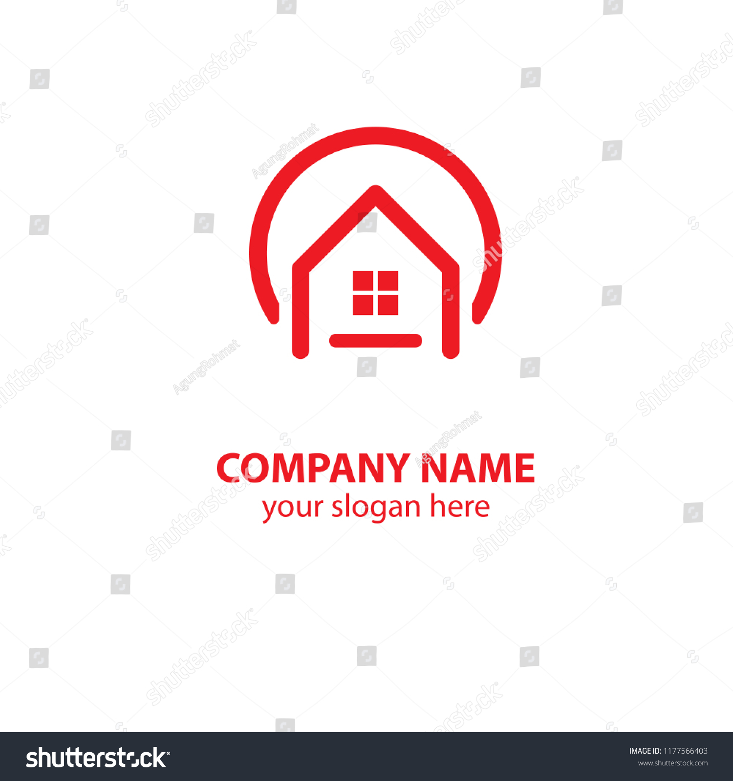 Home Logo Design Element Logo Design Stock Vector (Royalty Free ...