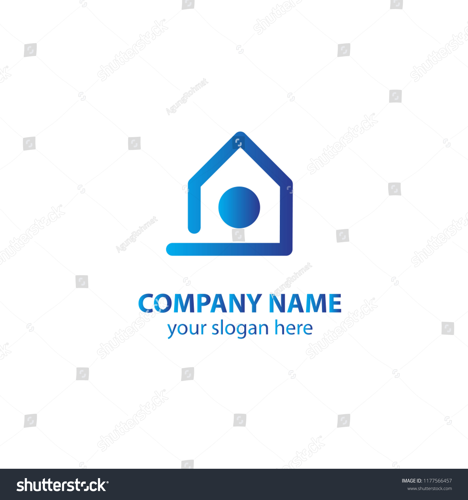 Home Logo Design Element Logo Design Stock Vector (Royalty Free ...