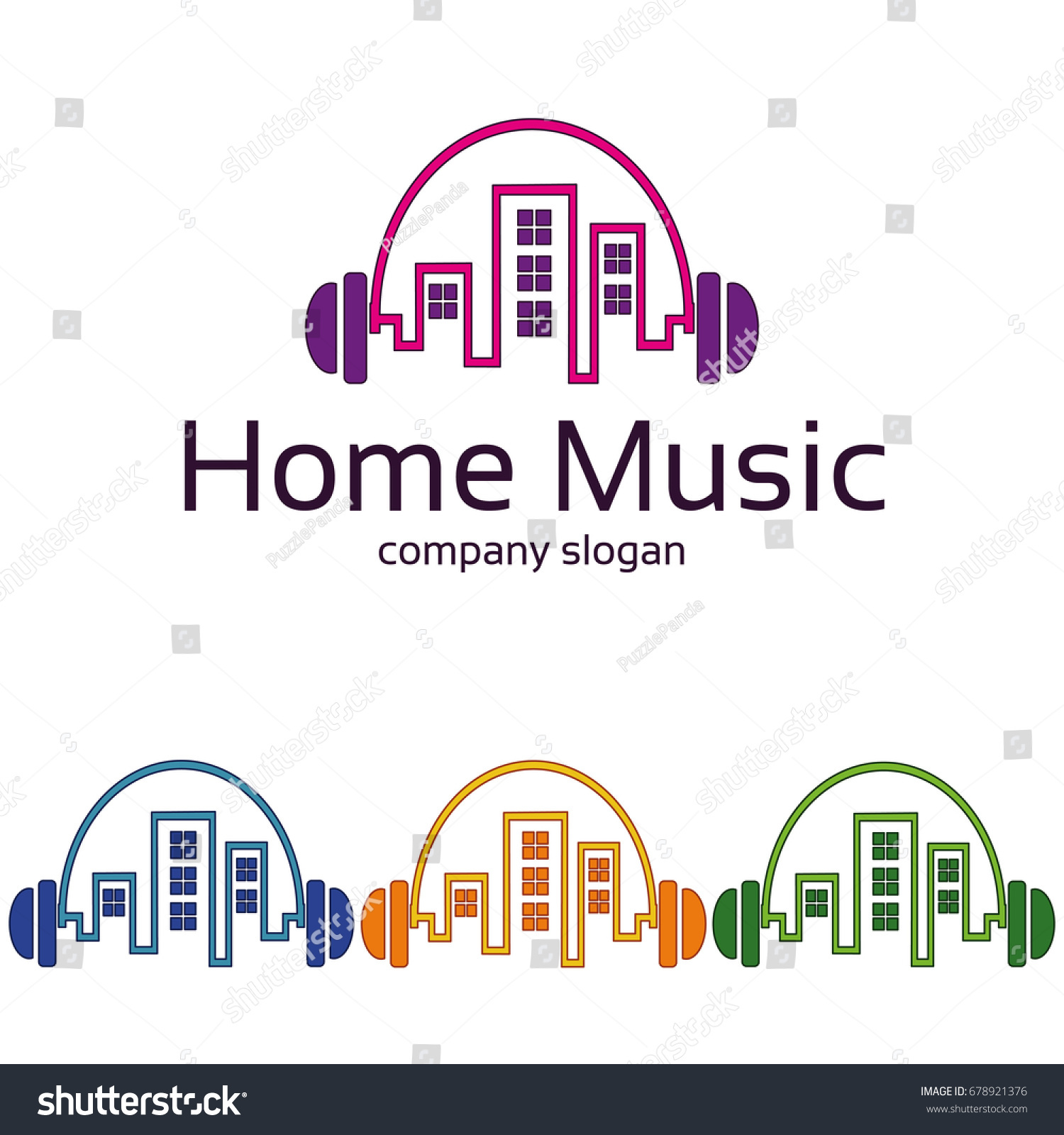 Home Music Logo Vector 스톡 벡터(로열티 프리) 678921376 | Shutterstock