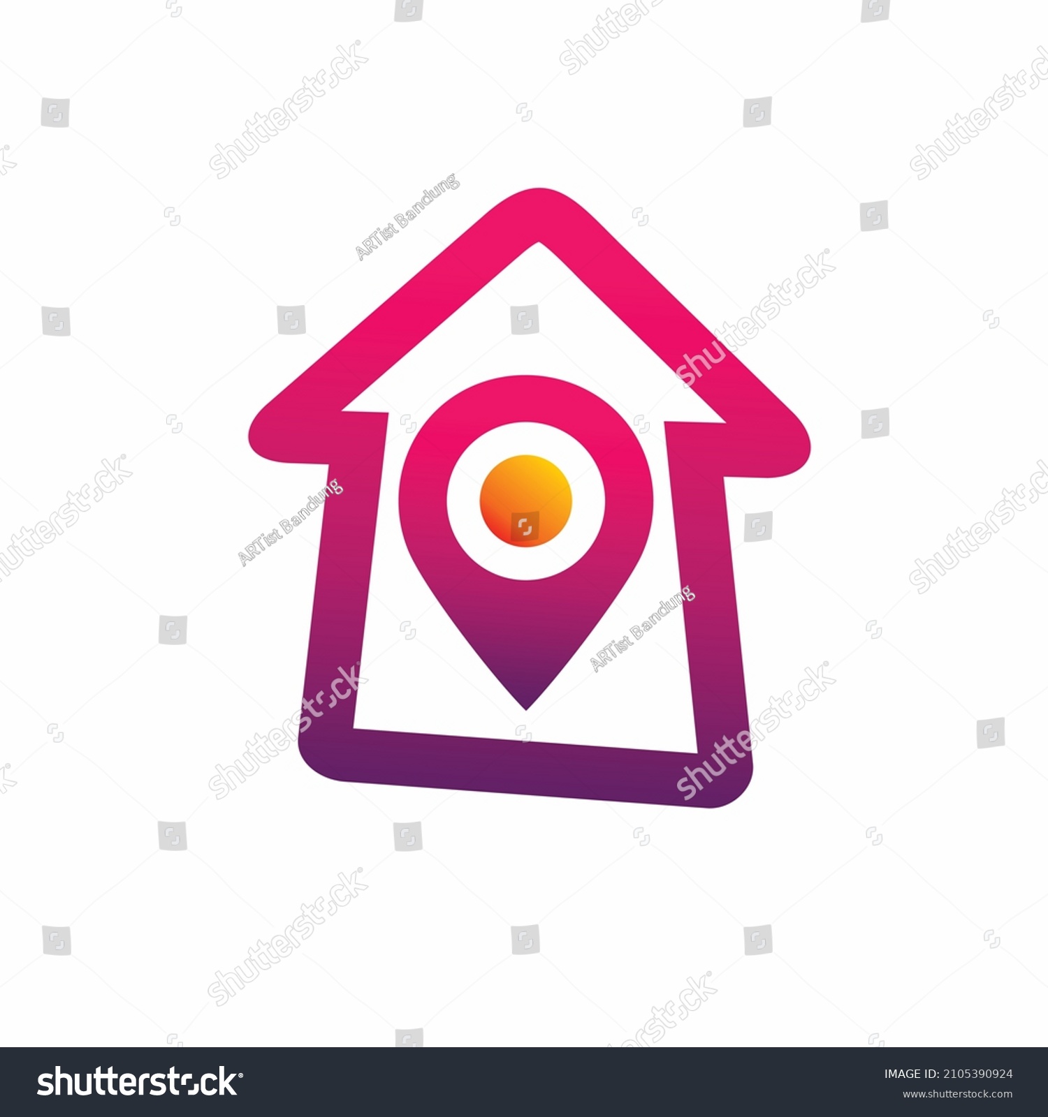 Home Point Logo Point Logo Stock Vector (Royalty Free) 2105390924 ...