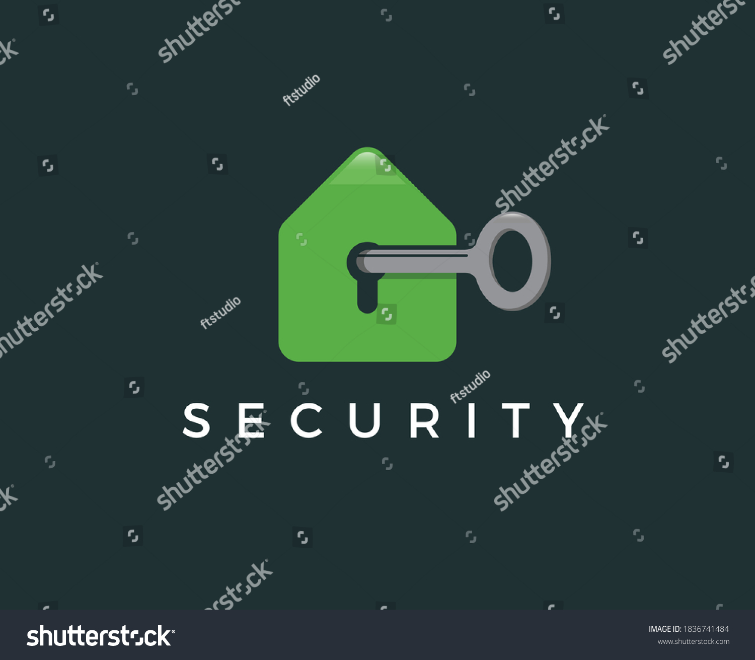 Home Safety Logo Template Design Stock Vector (Royalty Free) 1836741484 ...