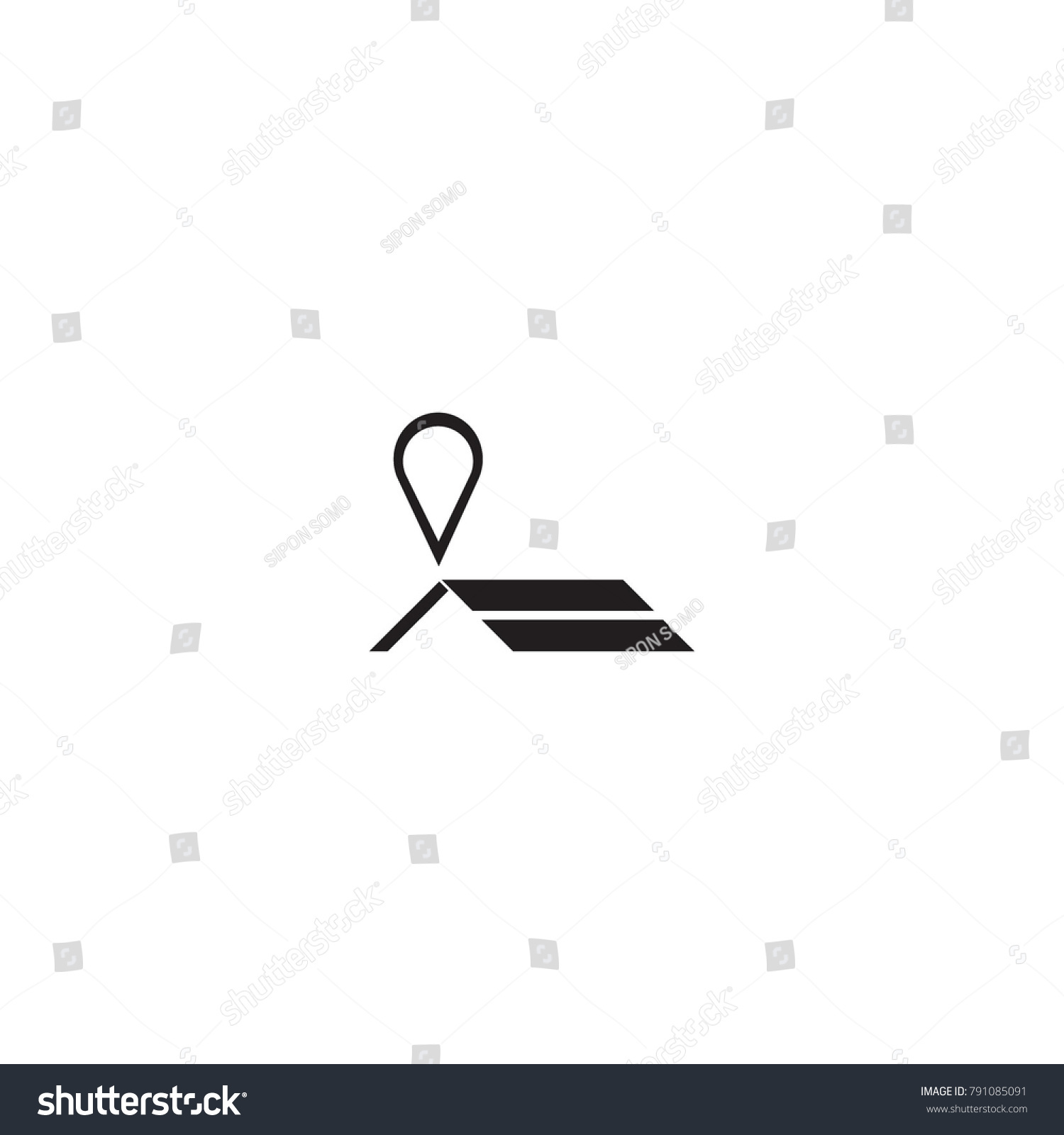 Home Visit Vector Logo Stock Vector (Royalty Free) 791085091