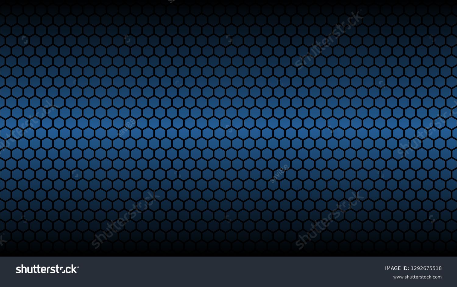 Honey Comb Hexagon Pattern Blue Design Stock Vector (Royalty Free ...