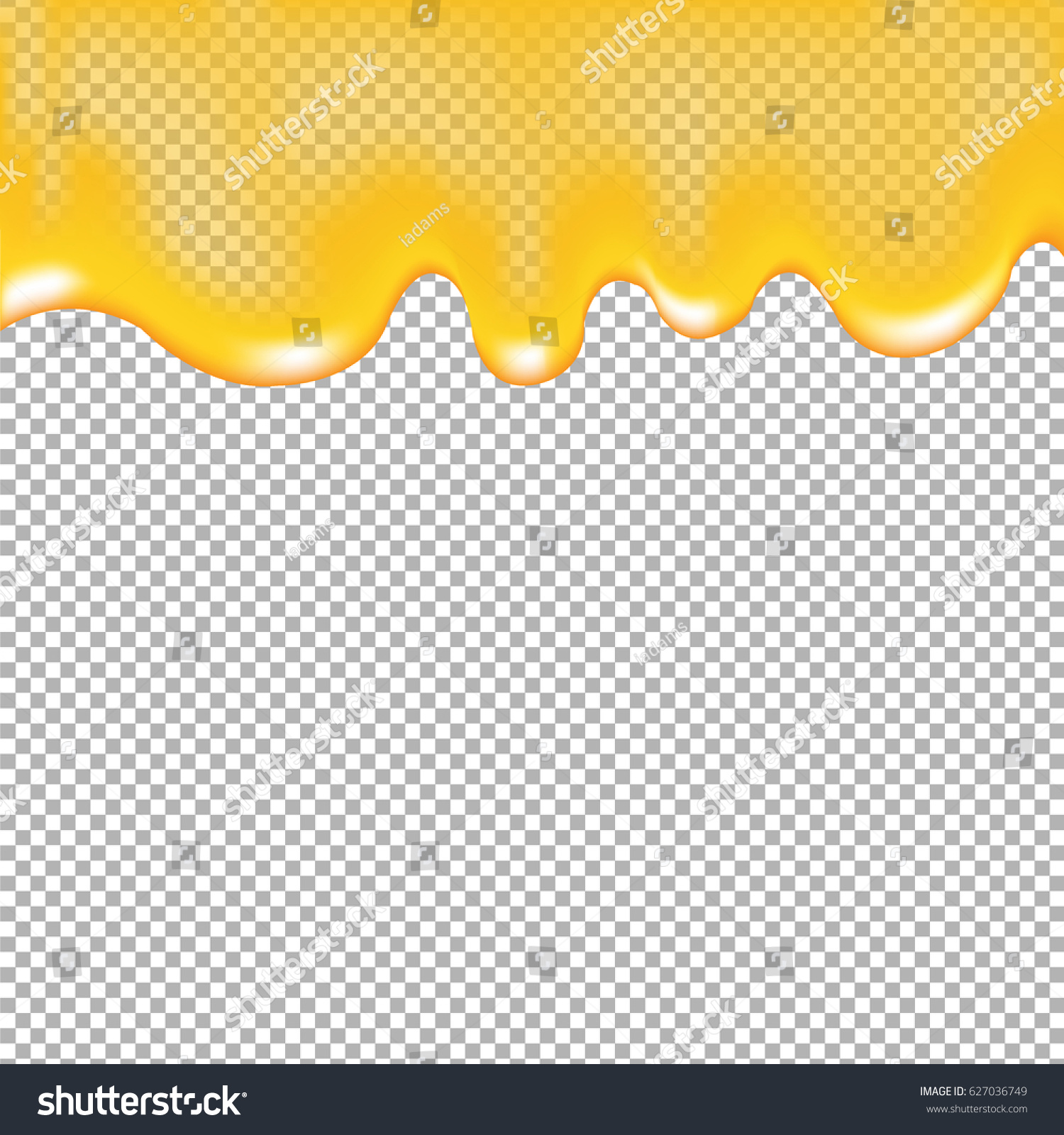 Honey Transparent Background Gradient Mesh Vector Stock Vector (Royalty ...
