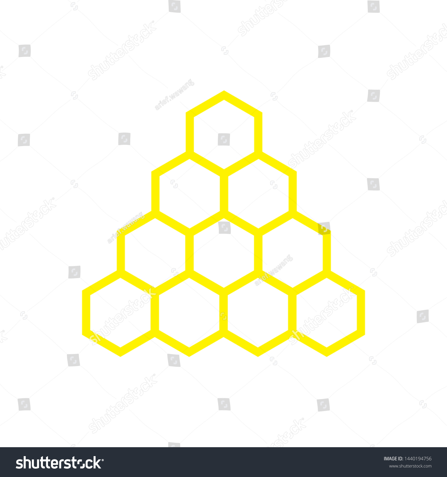 Honeycomb Background Texture Illustration Design Stock Vector (Royalty ...