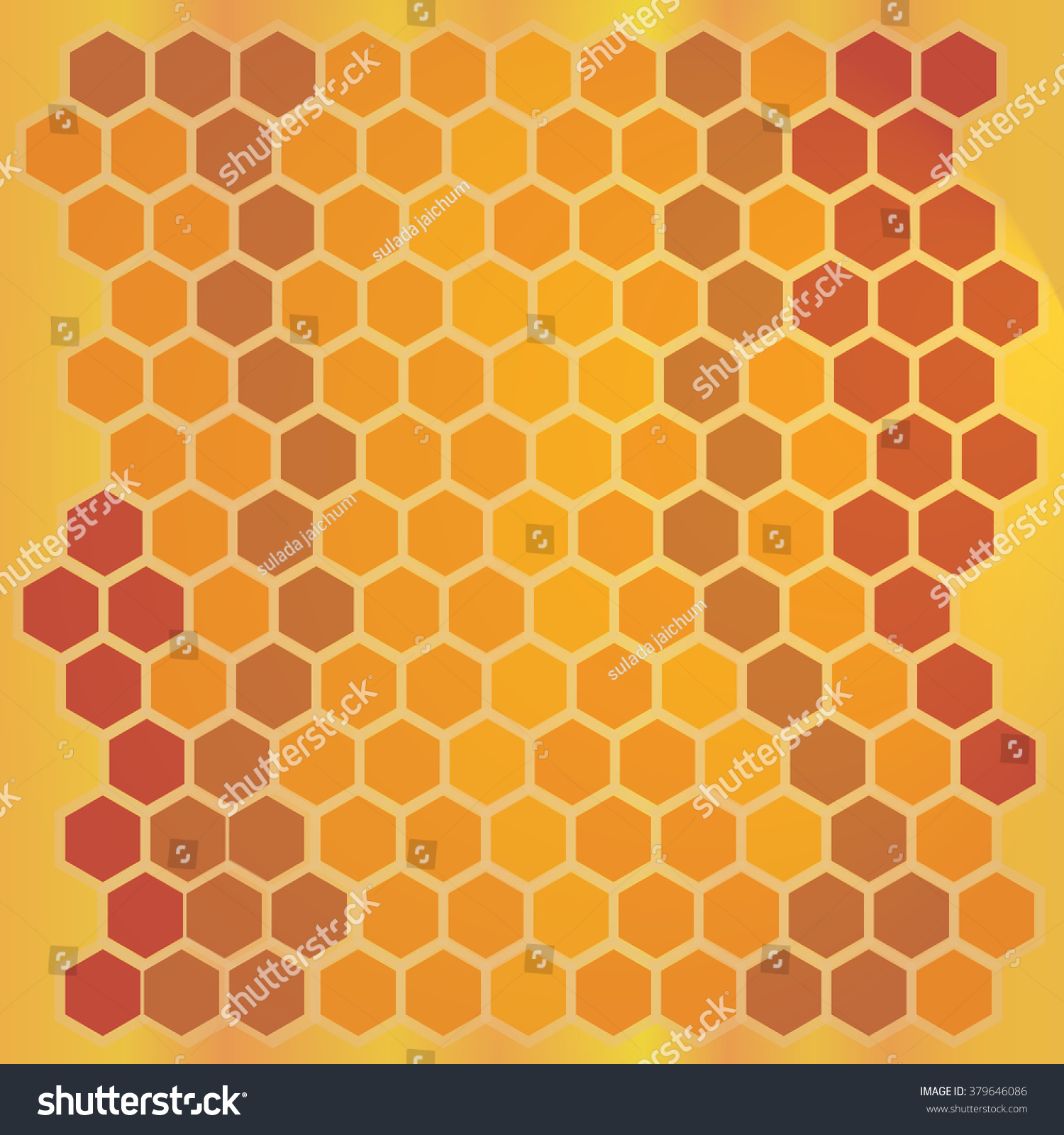 Honeycomb Background Wallpaper Pattern Card Stock Vector (Royalty Free ...