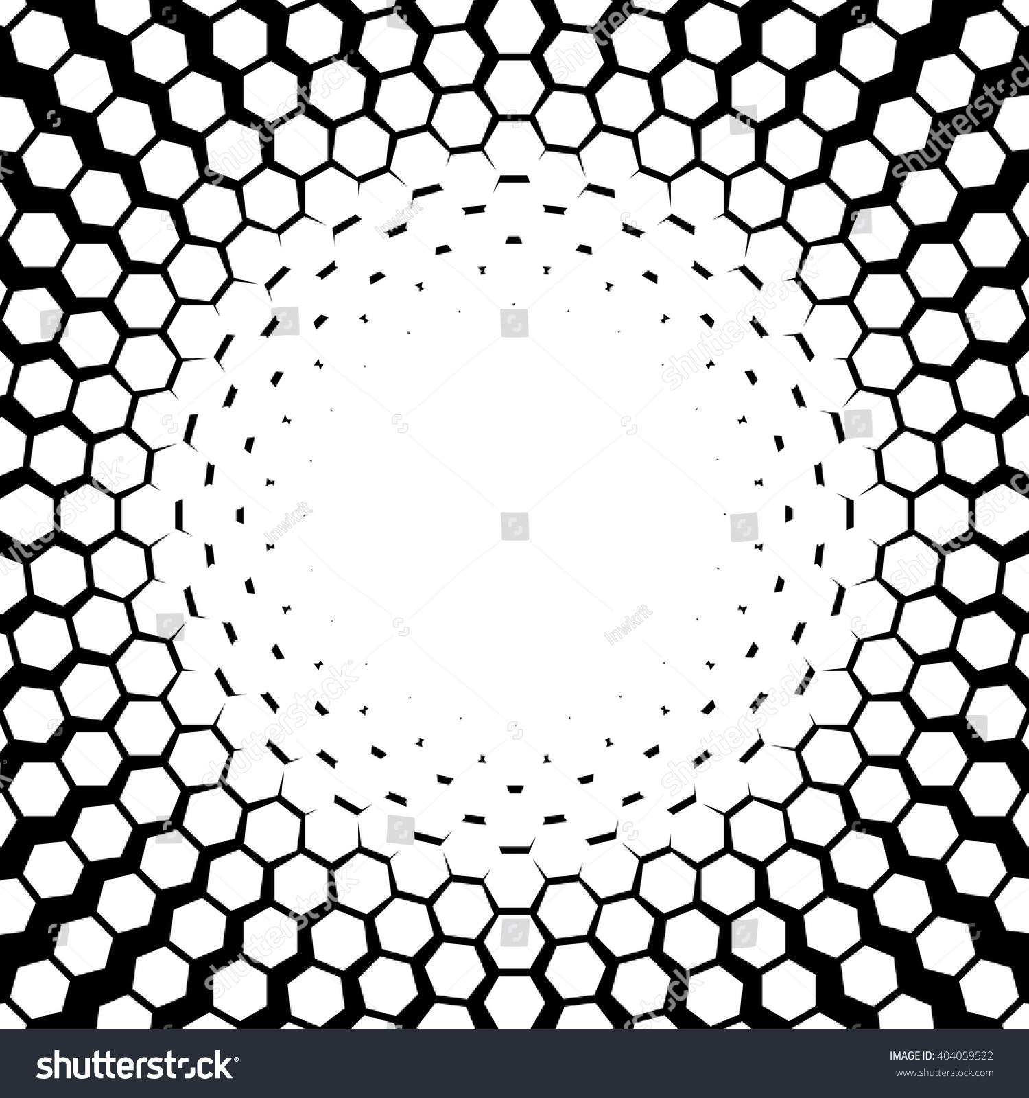 Honeycomb Halftone Vector Abstract Background Stock Vector (Royalty ...