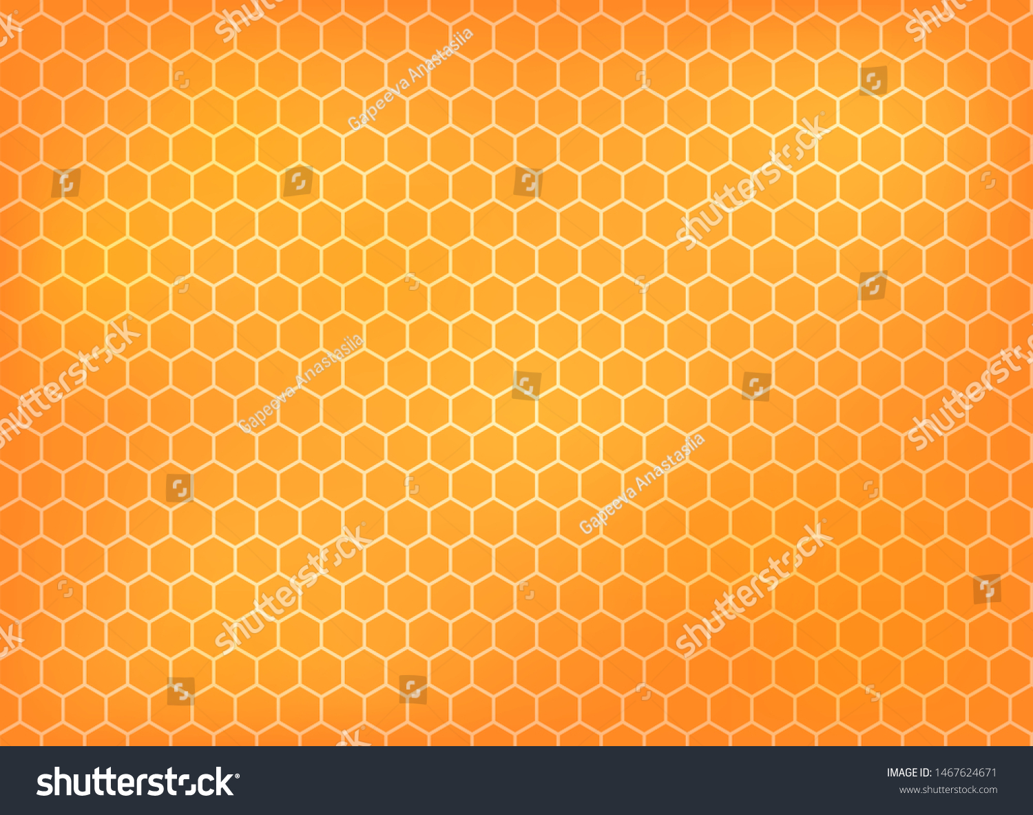 Honeycomb Seamless Background Vector Illustration Stock Vector (Royalty ...
