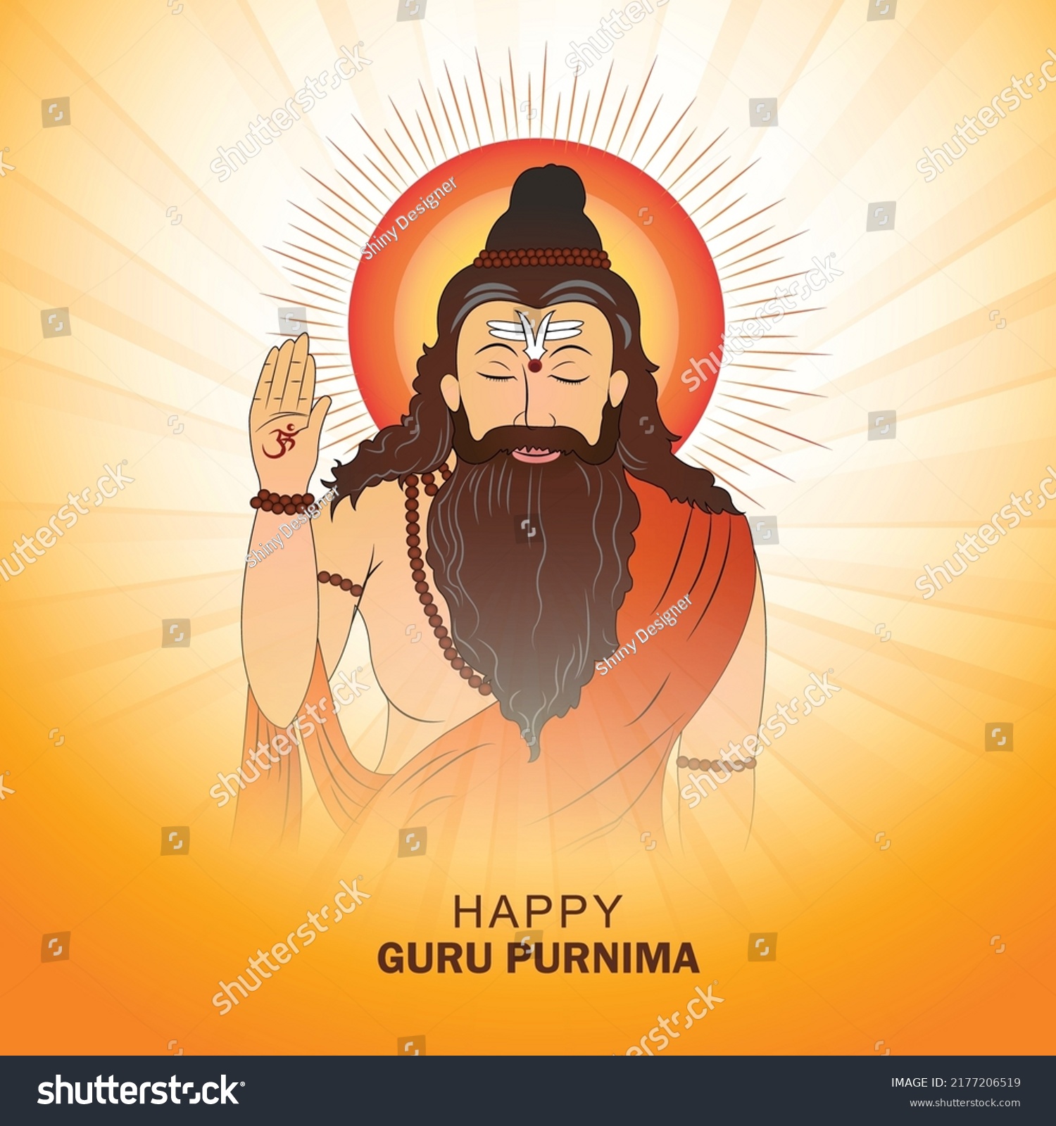 Honoring Celebration Guru Purnima Card Background Stock Vector (Royalty ... Honoring Celebration Guru Purnima Card Background Stock Vector (Royalty ...