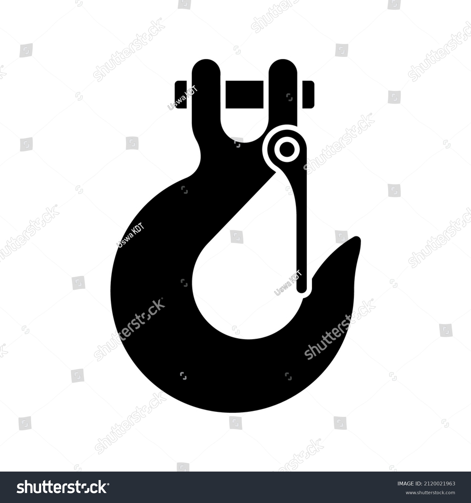Hooks Vector Isolated On White Background Stock Vector (Royalty Free ...