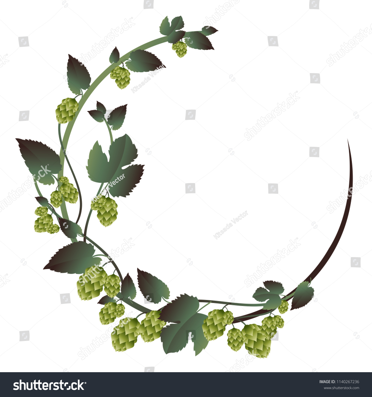 Hops Beer Logo Graphics Vector Illustration Stock Vector (Royalty Free ...
