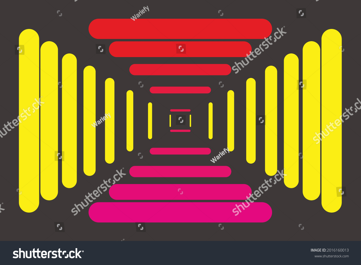Horizontal Vertical Line Formation Extends Stock Vector (Royalty Free ...