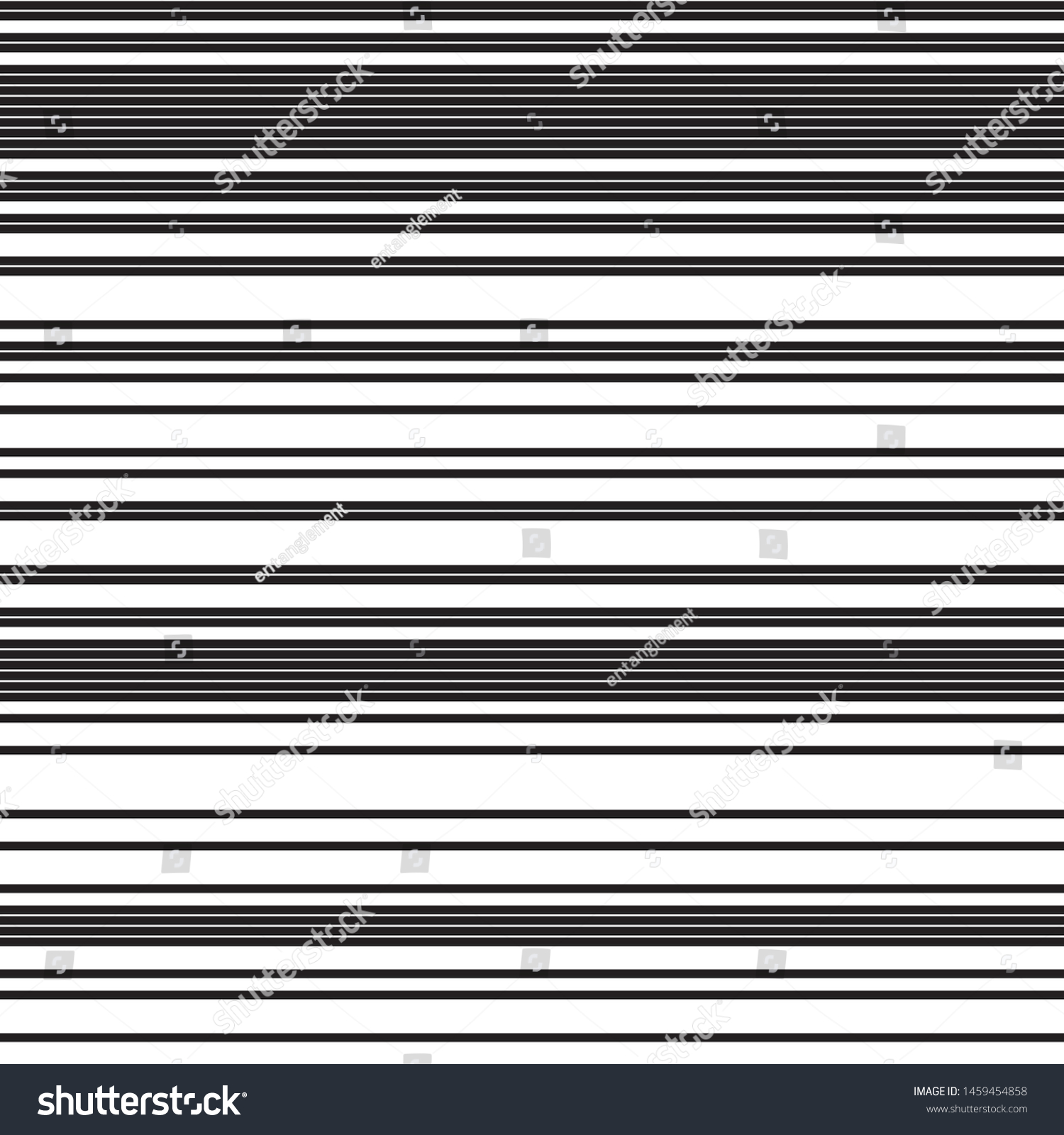 Horizontal Black Bands Vector Seamless Texture Stock Vector (Royalty ...