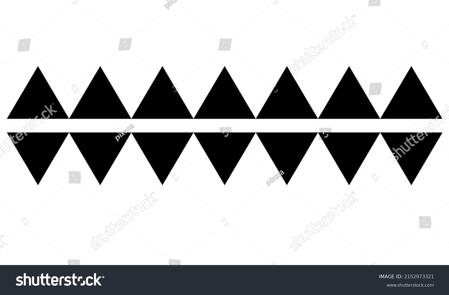 Horizontal Dividers Separators Vector Illustration Stock Vector ...
