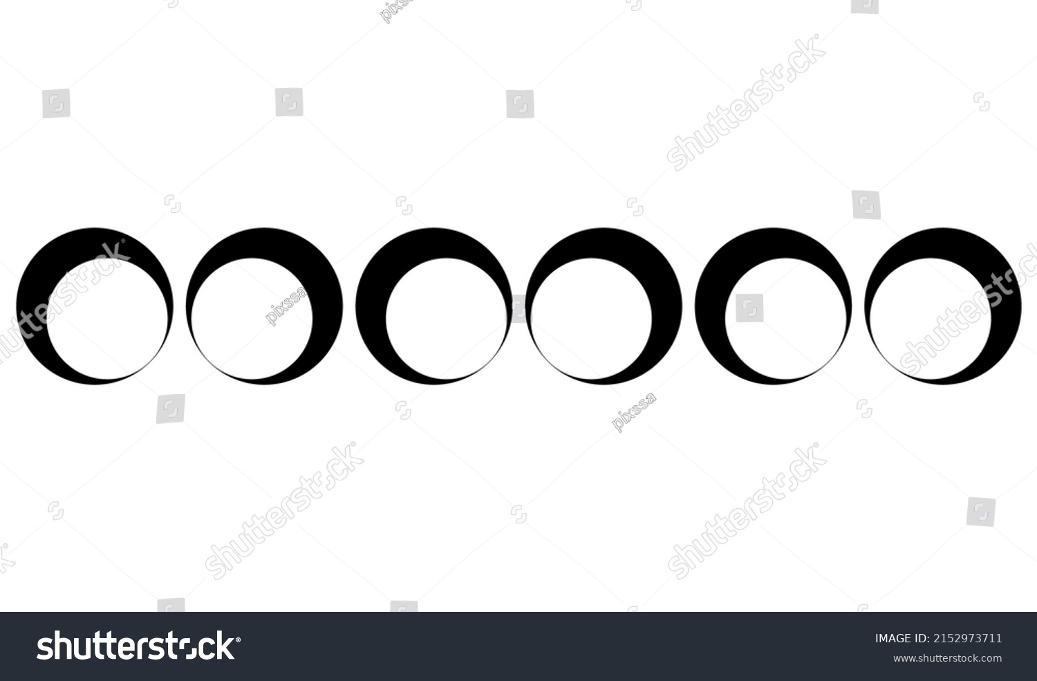 Horizontal Dividers Separators Vector Illustration Stock Vector ...