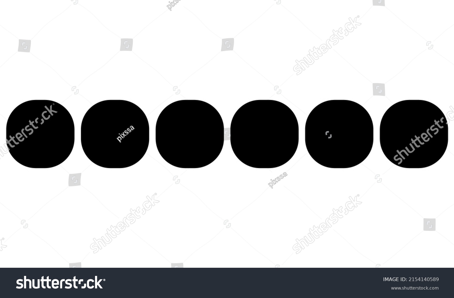 Horizontal Dividers Separators Vector Illustration Stock Vector ...